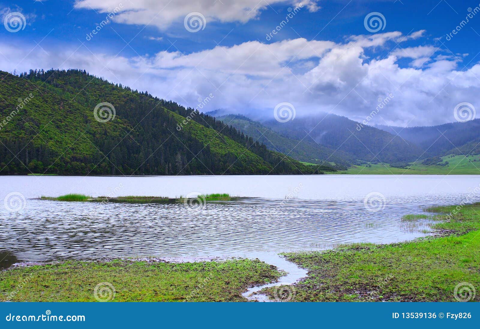 Plateau lake stock photo. Image of highland, wave, landscapes - 13539136
