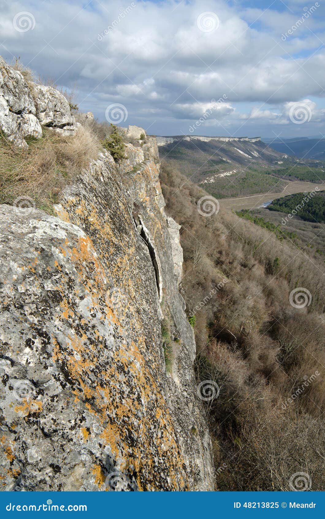 Plateau Mangup-Kale (Crimea) Stock Image - Image of stone, grass: 48213825