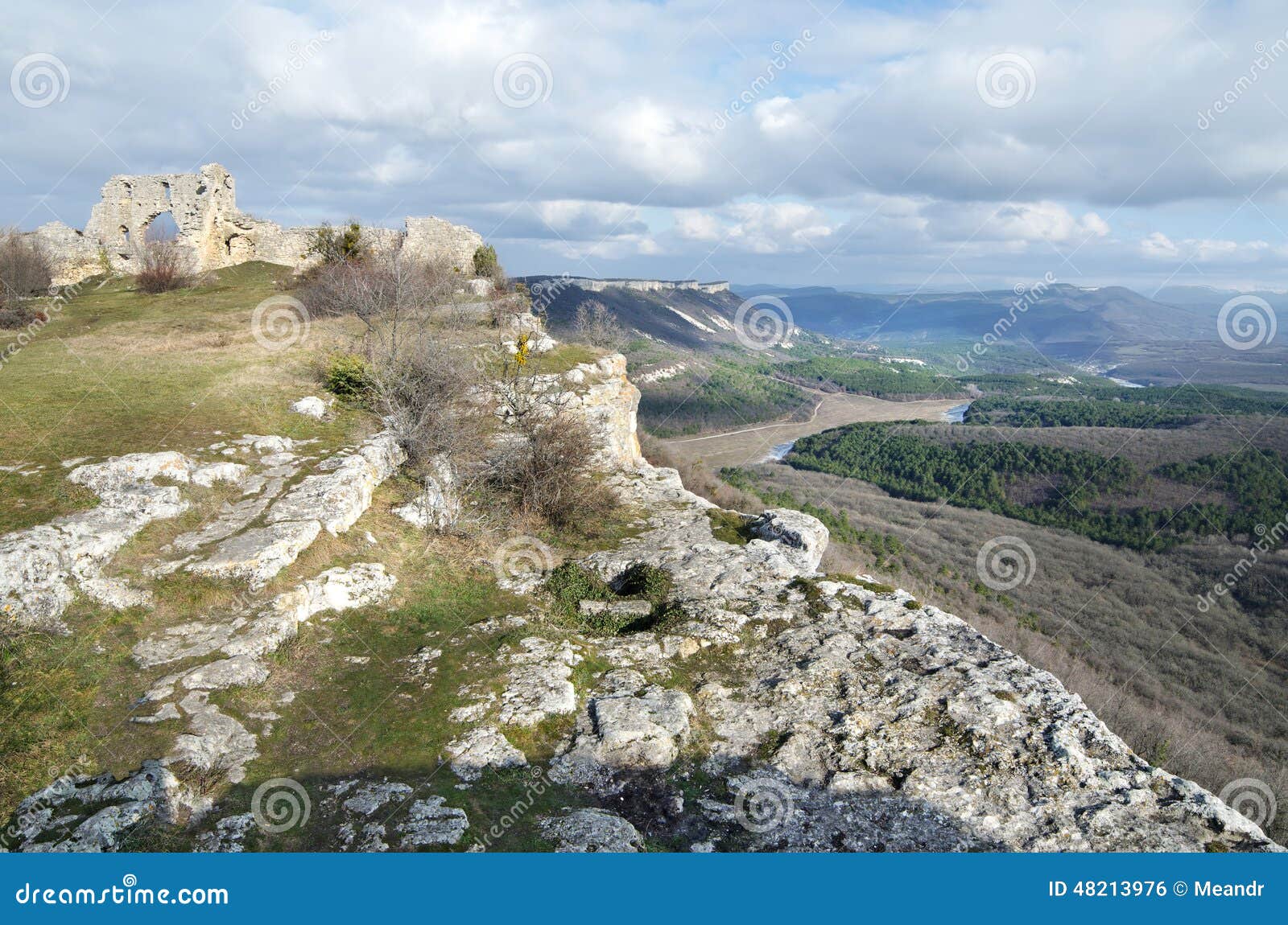 Plateau Mangup-Kale (Crimea) Stock Photo - Image of stone, mangup: 48213976