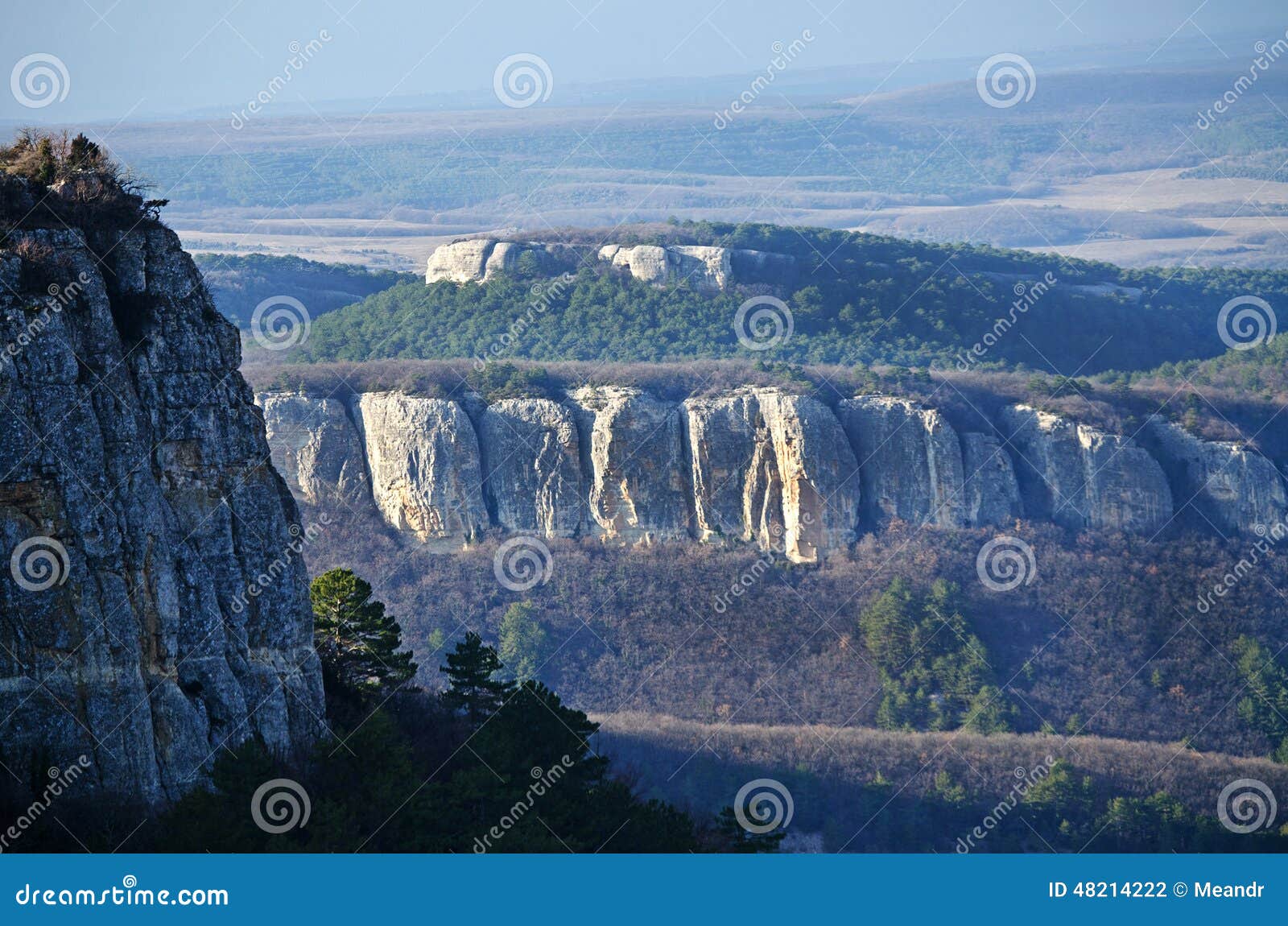 Plateau Mangup-Kale (Crimea) Stock Photo - Image of bush, stone: 48214222