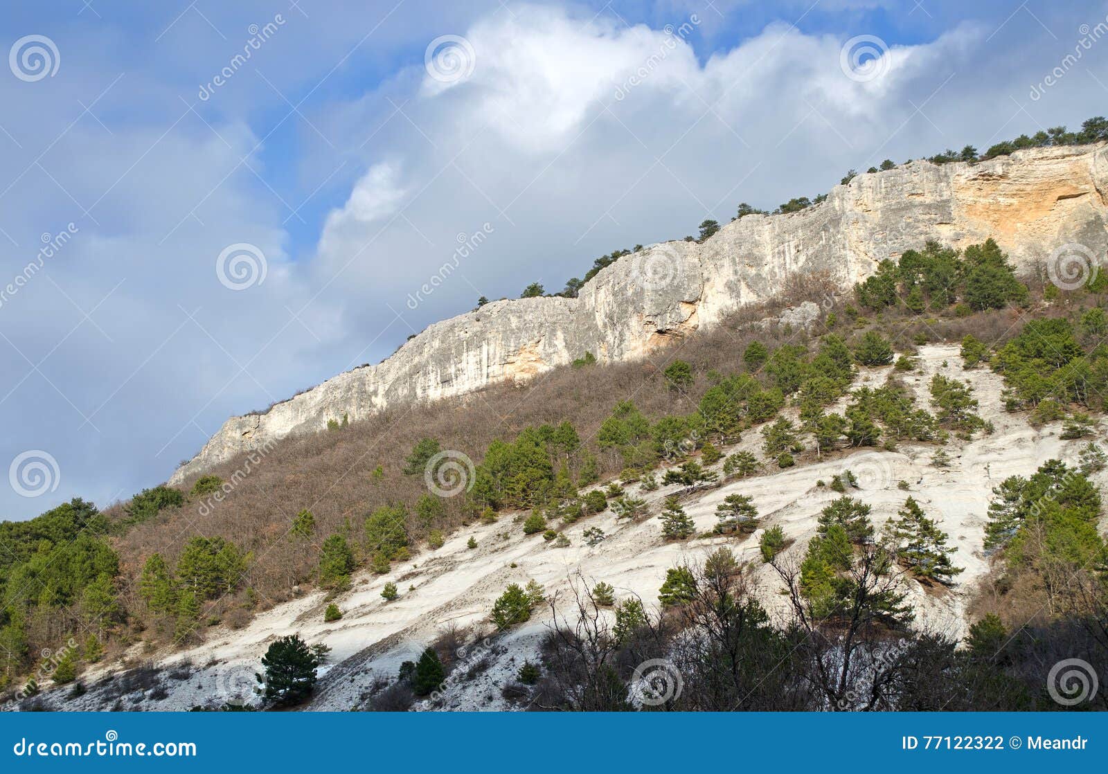 Plateau Mangup-Kale (Crimea) Stock Photo - Image of cloud, mangup: 77122322