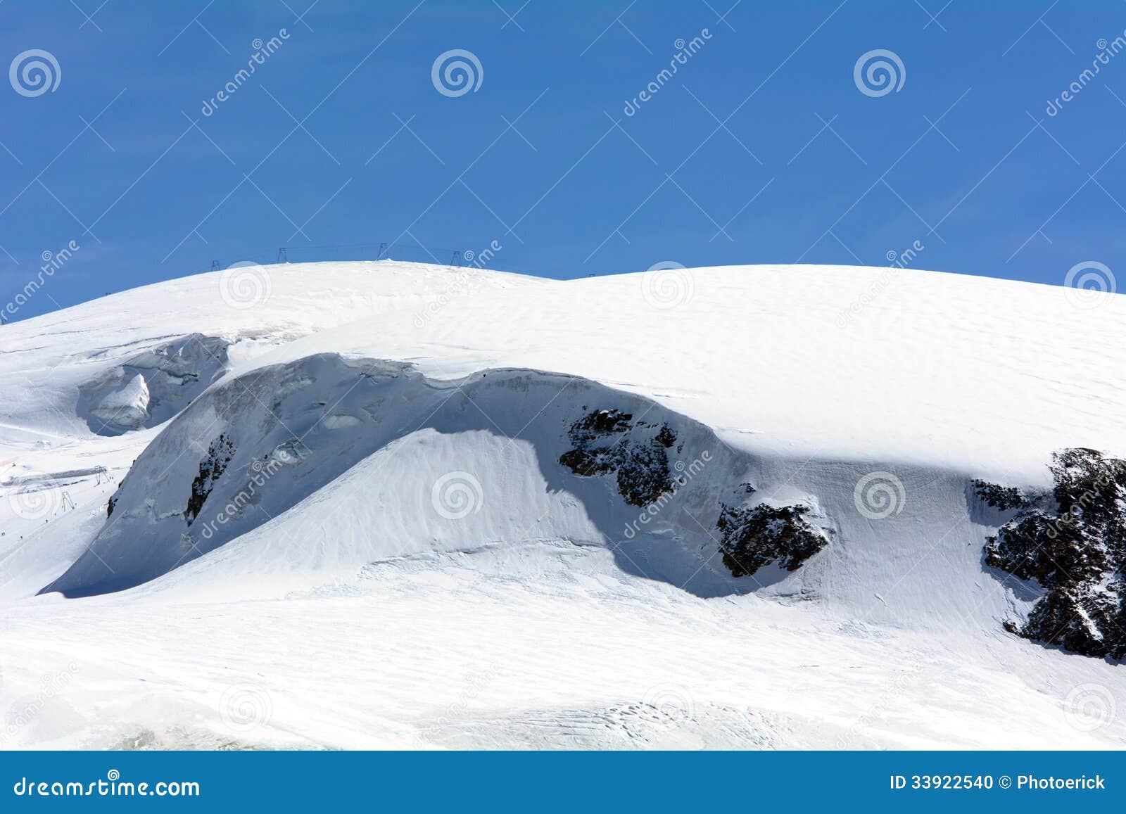 Plateau Rosa stock photo. Image of valley, valais, heat - 33922540