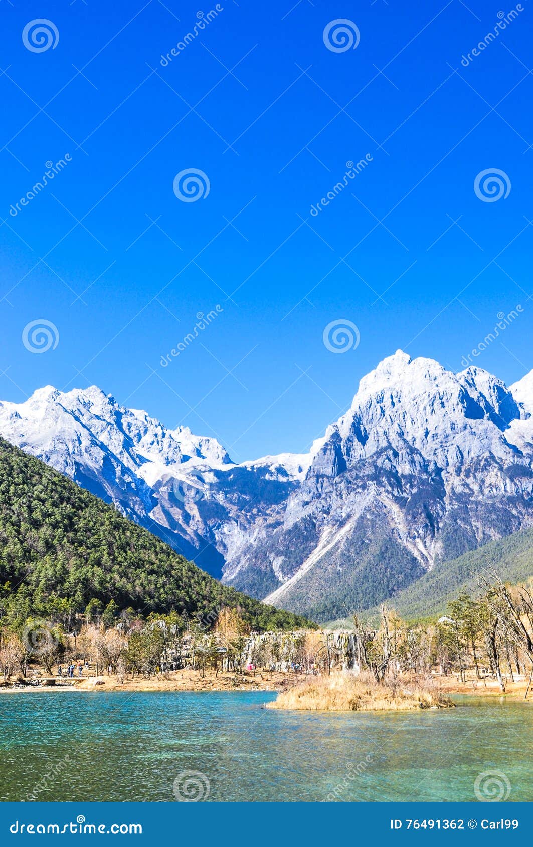 The plateau scenery stock photo. Image of river, nature - 76491362