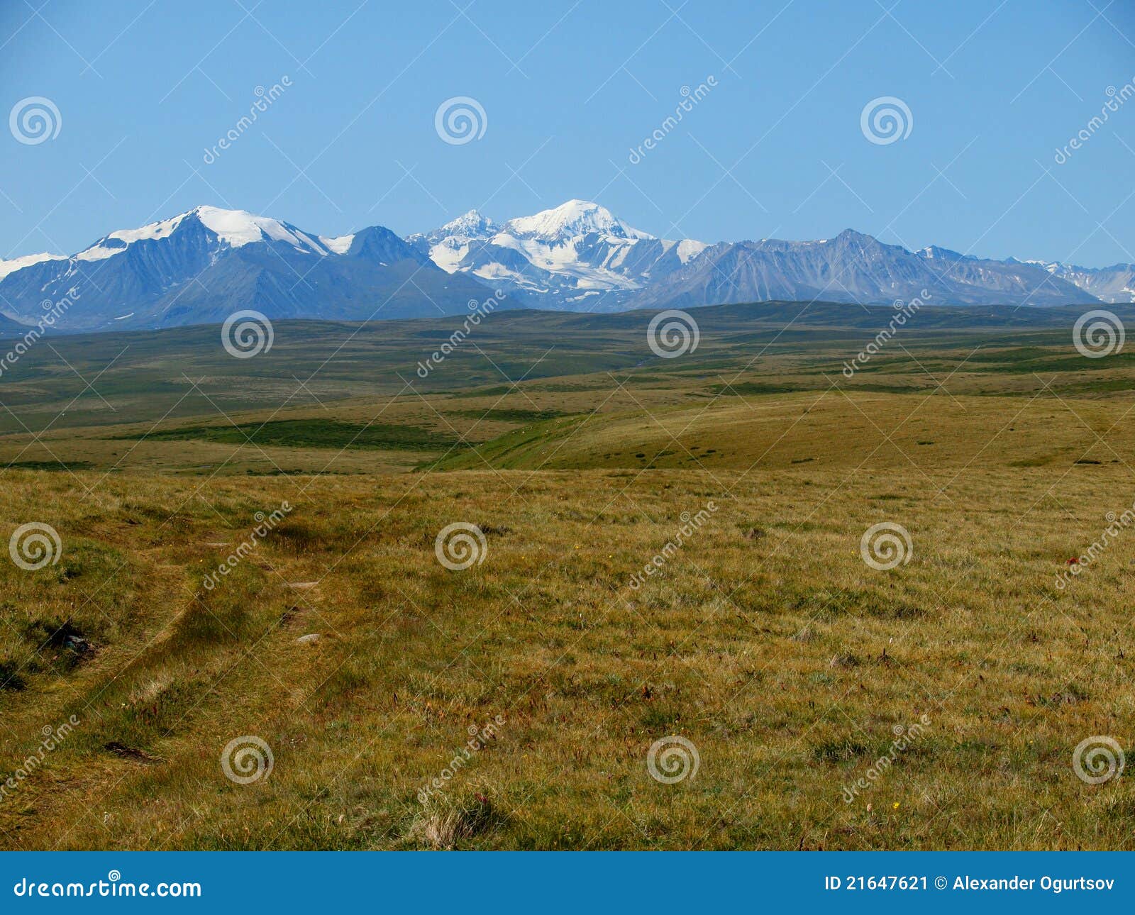 Plateau Ukok, Mountain Altai Stock Image - Image of mountain, exotic ...