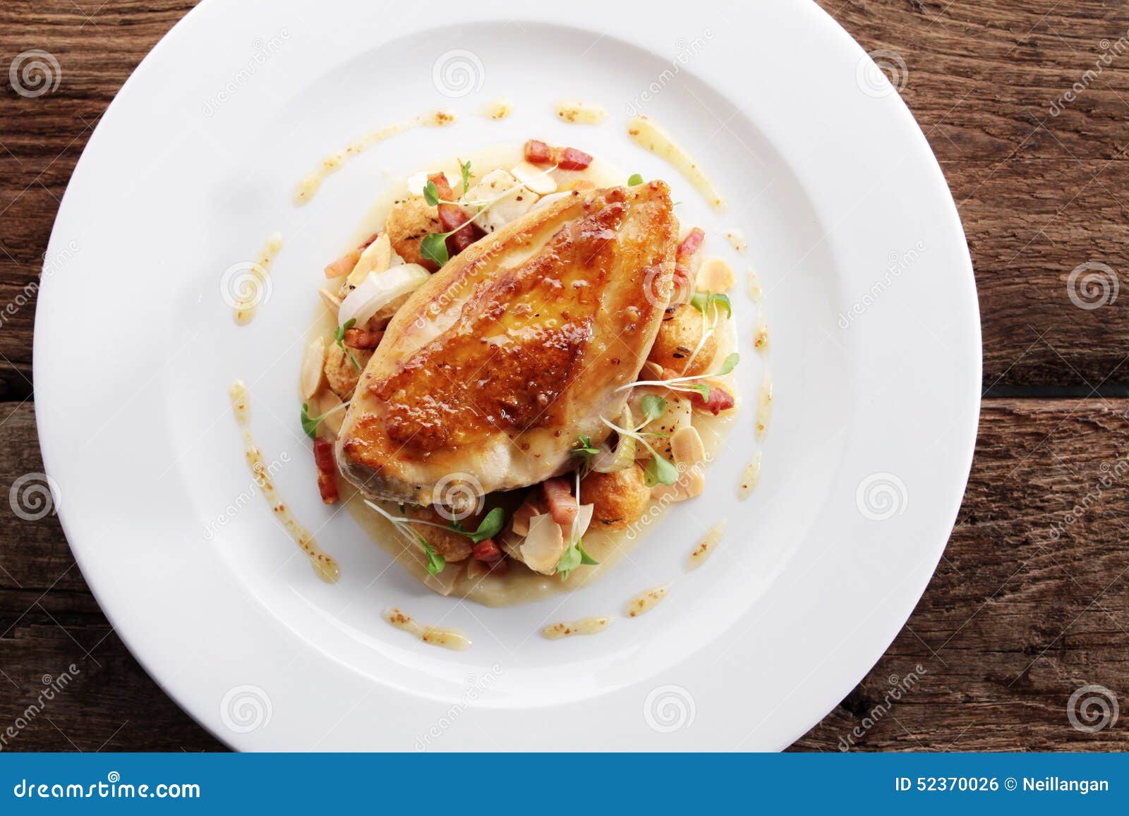 Food Plating Chicken