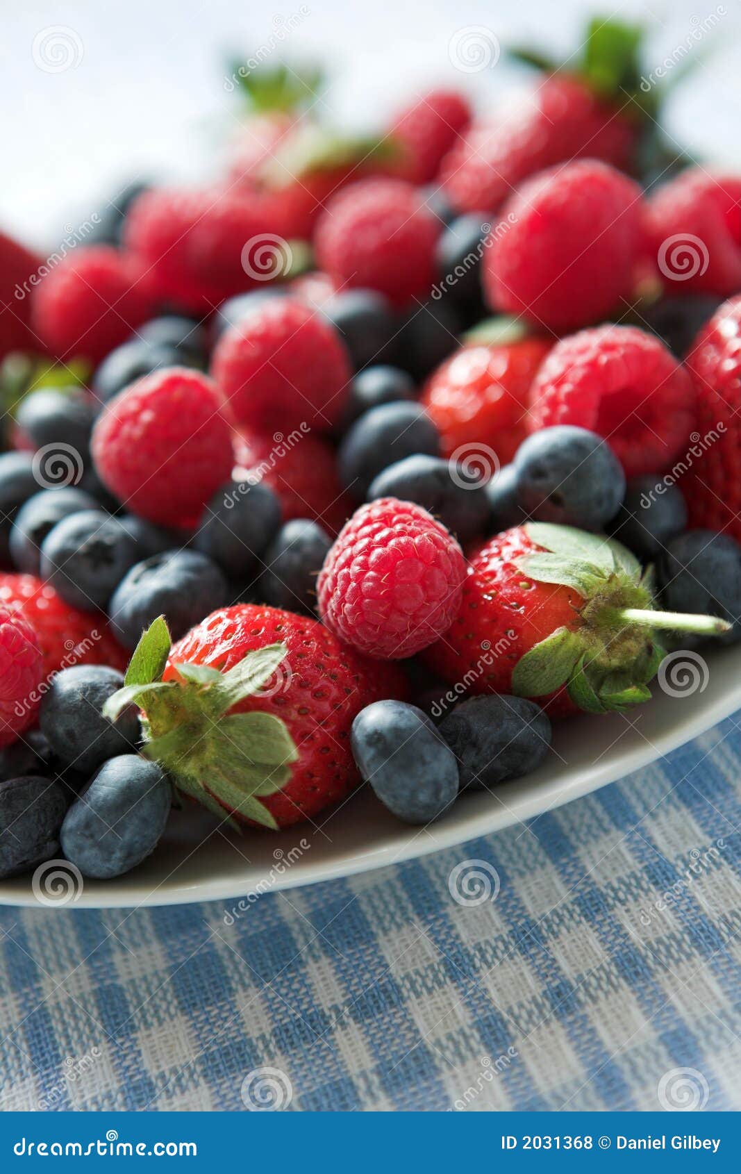 Plateful of berries stock photo. Image of gourmet, diet - 2031368