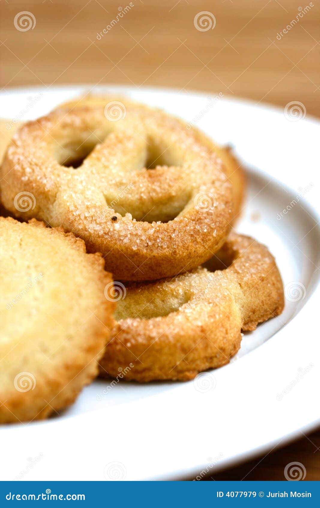 A Plateful of Delicious Warm Butter Cookies Stock Image - Image of ...