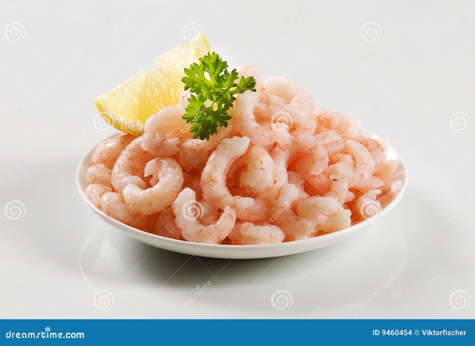 Plateful of shrimps stock photo. Image of healthy, lemon - 9460454