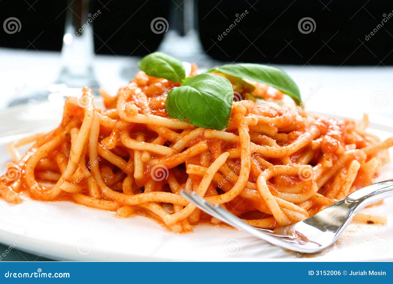 Plateful of spaghetti stock photo. Image of macro, flavorsome - 3152006