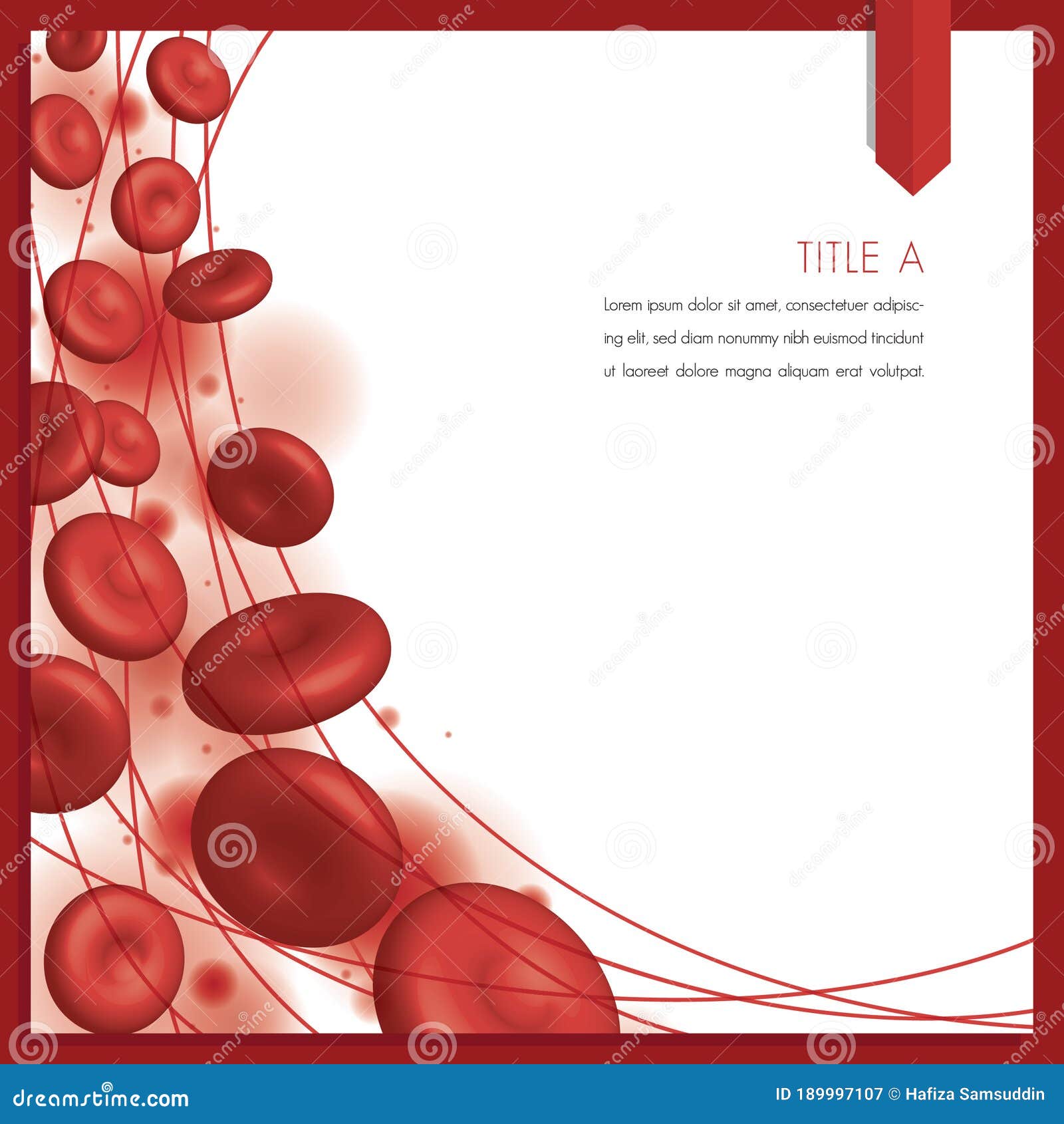 Platelet Background. Vector Illustration Decorative Design Stock Vector ...