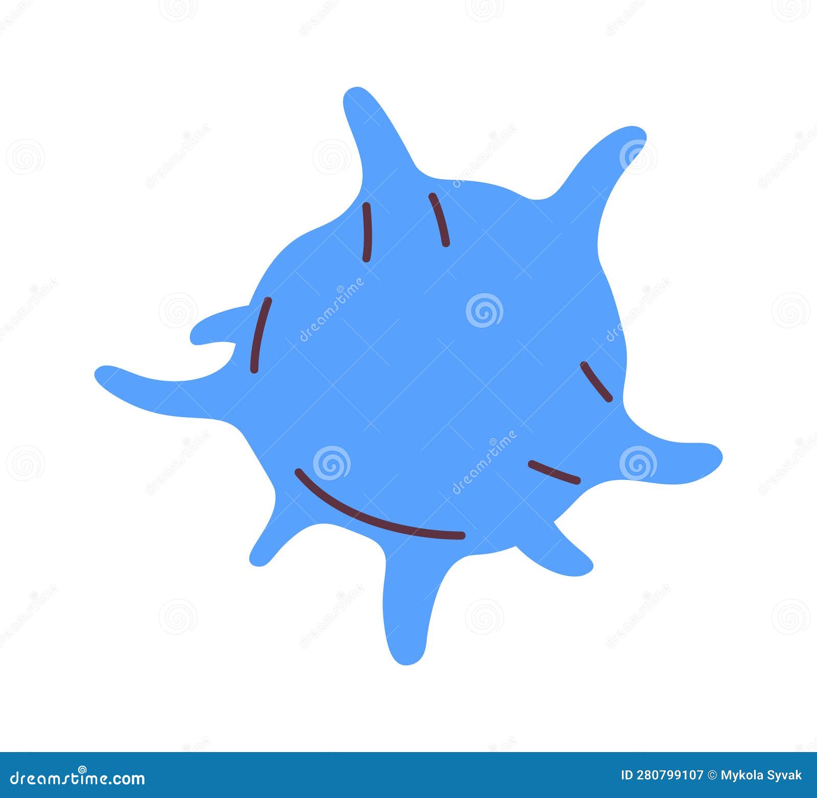 Platelet Human Cell stock vector. Illustration of knee - 280799107