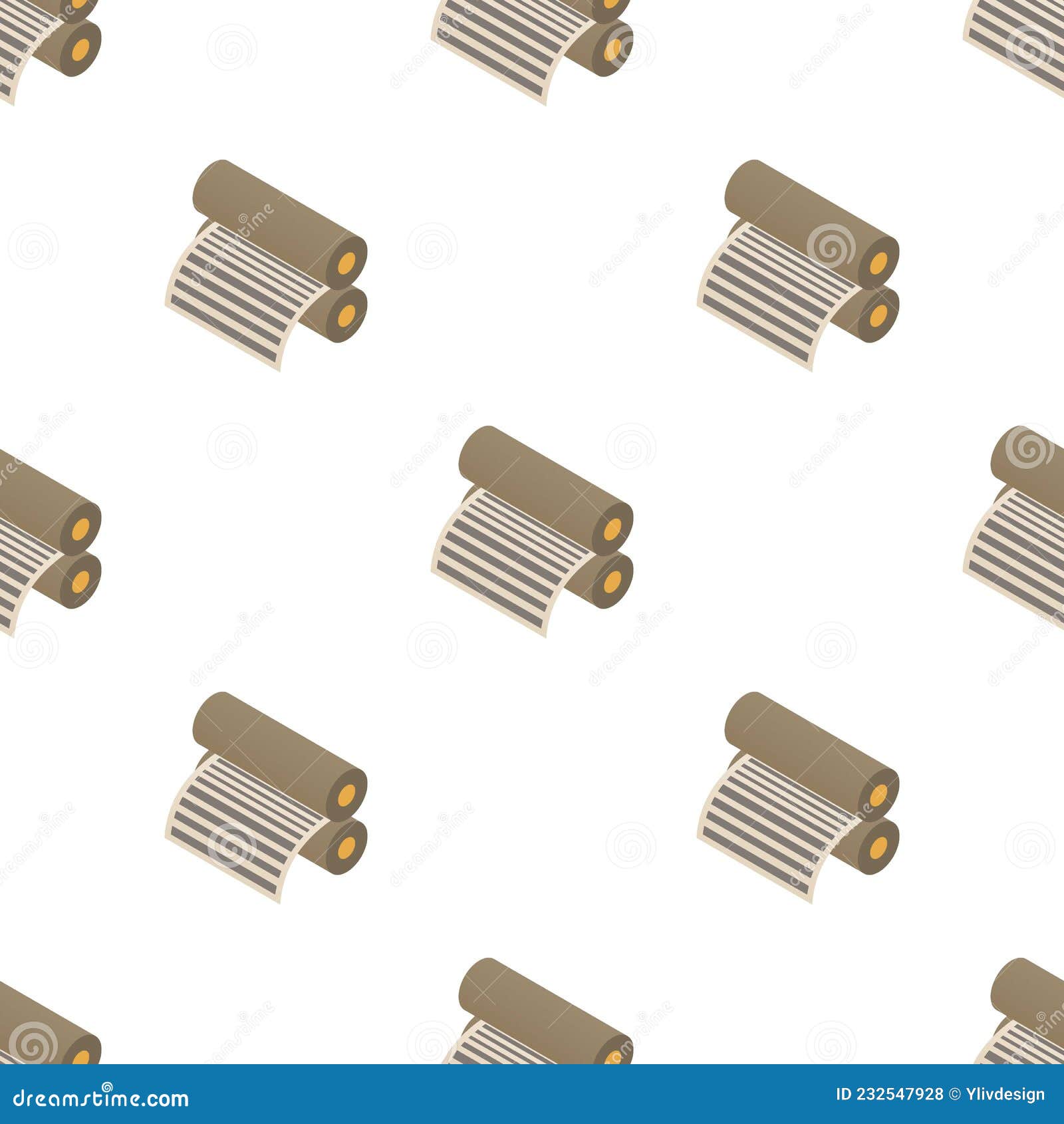 Platen for Printing Machines Pattern Seamless Vector Stock Vector ...