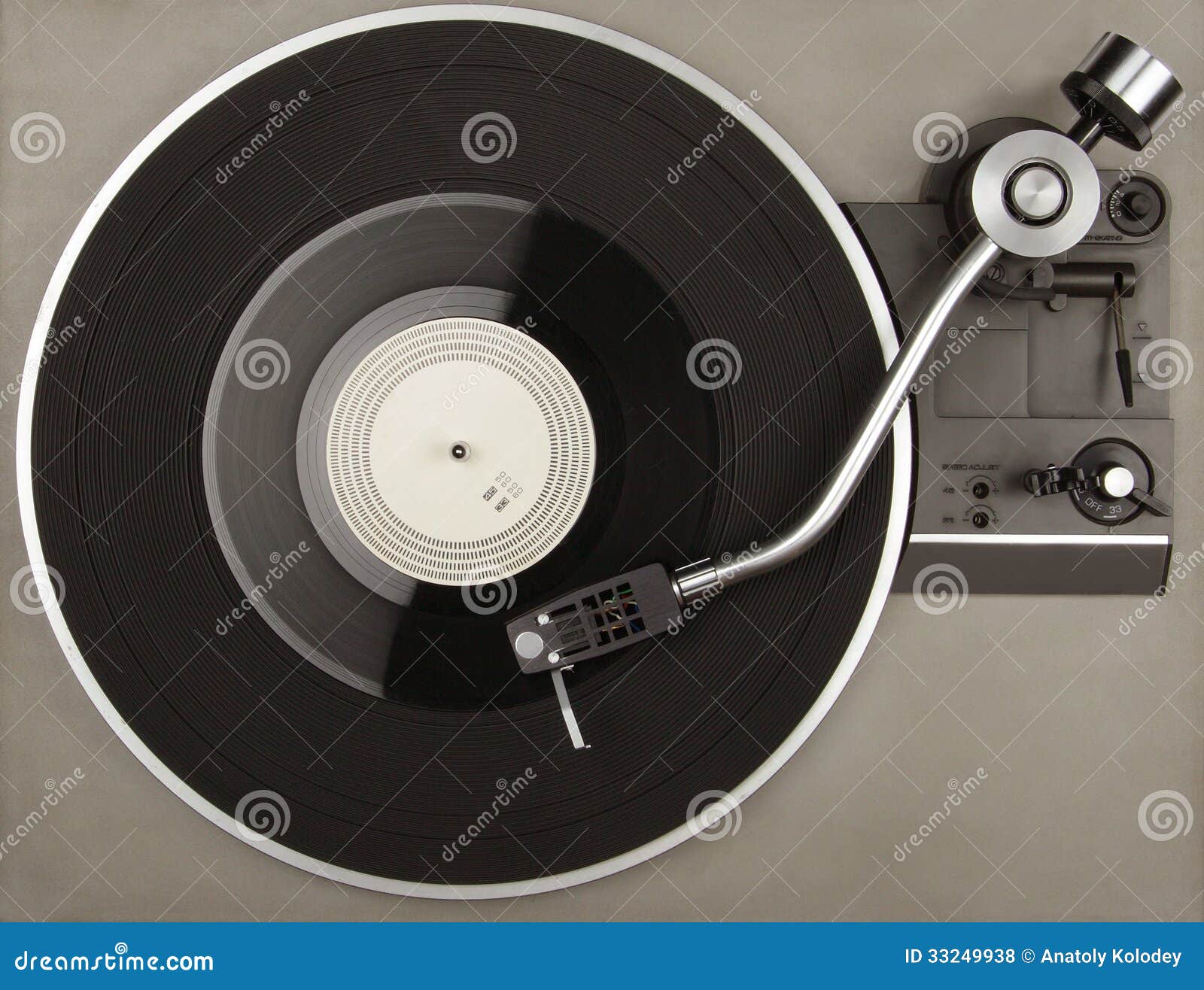 Platenspeler Met Phonorecord Stock Foto - Image of analogon, vermaak ...