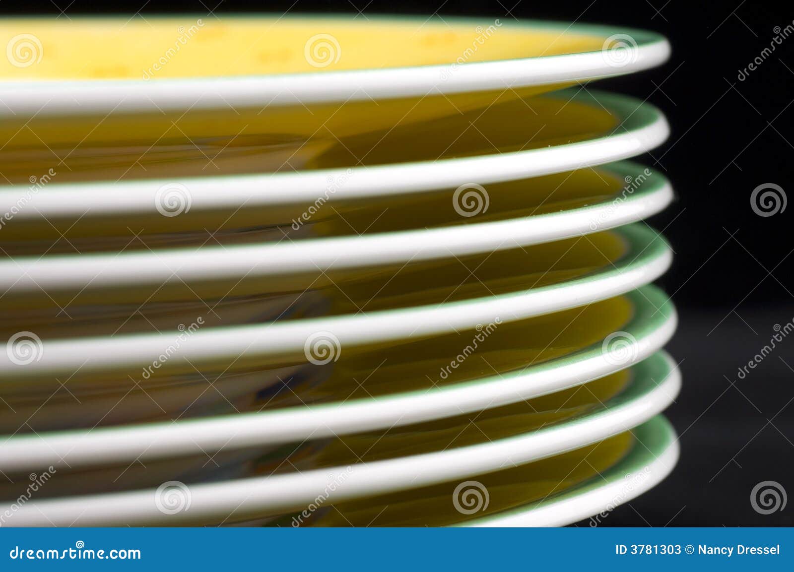 Plates Stacked At Buffet Line Royalty-Free Stock Photo | CartoonDealer ...
