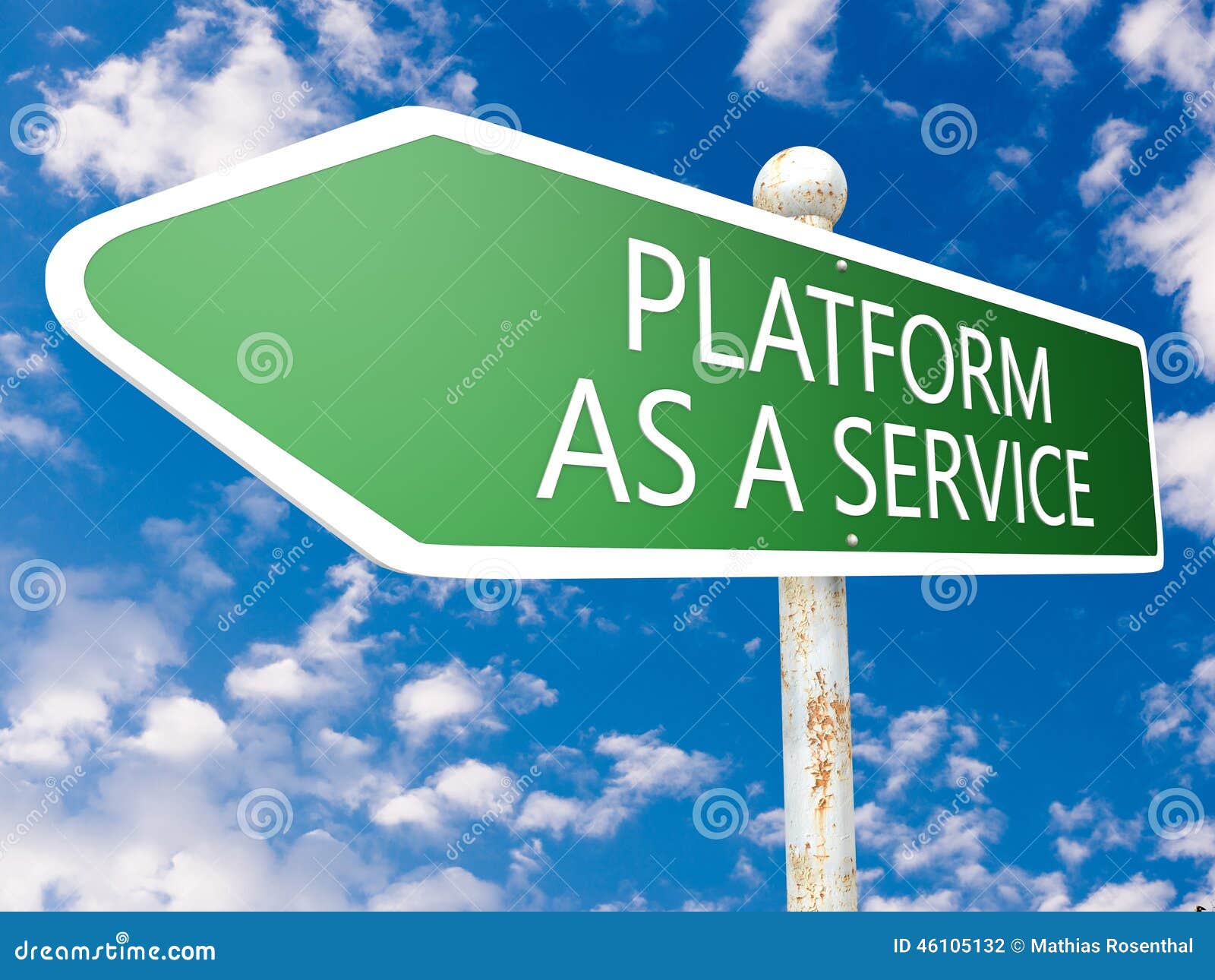 Platform as a Service stock illustration. Illustration of application ...
