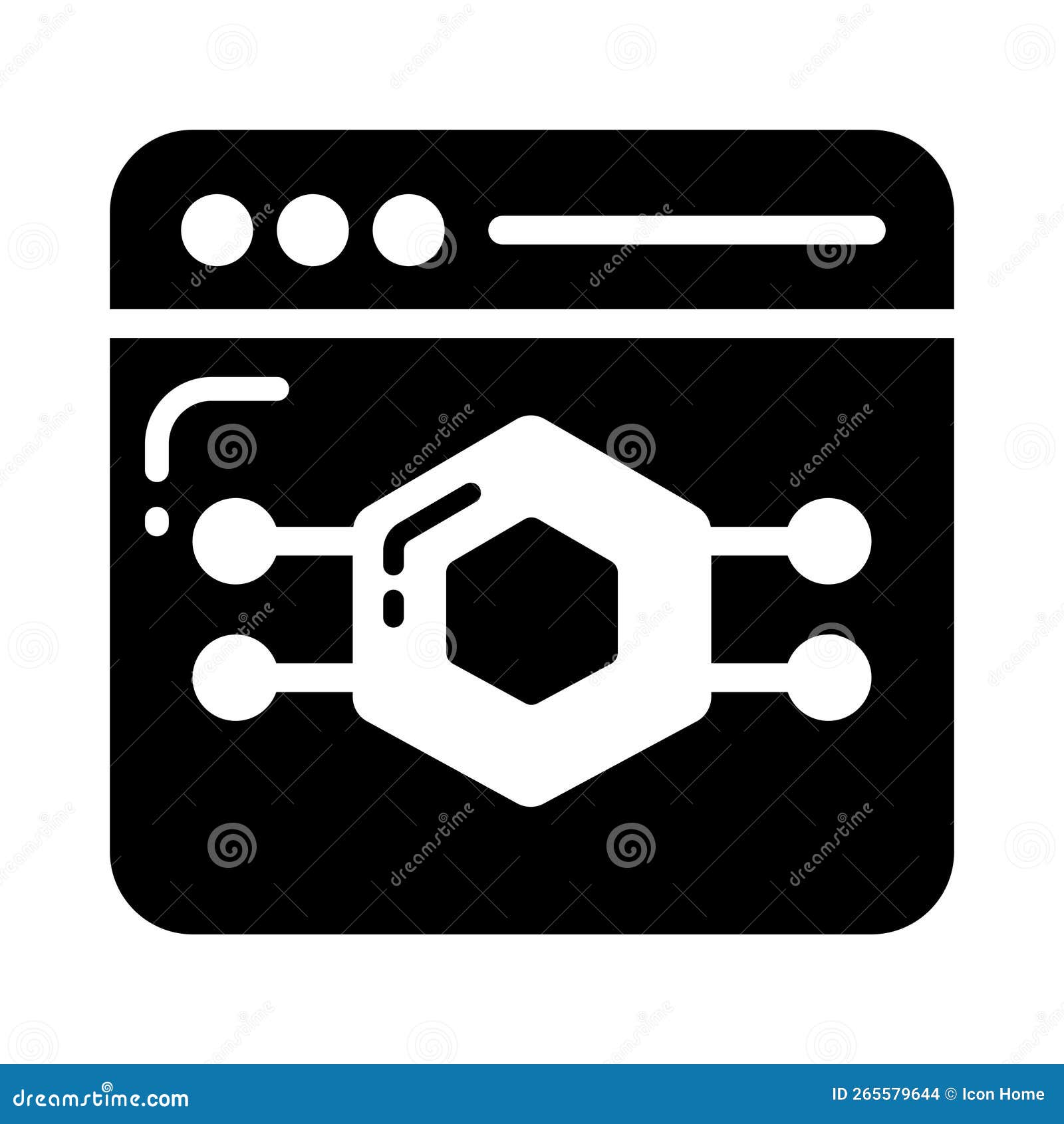 Platform Icon, Non-fungible Token, Digital Technology Stock Vector ...