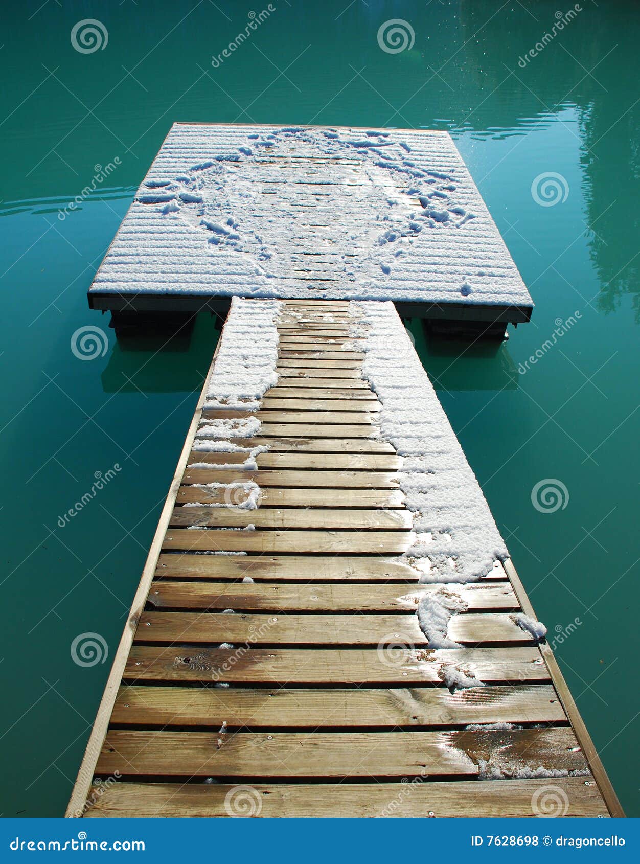 Platform in Lake stock photo. Image of peaceful, walkway - 7628698