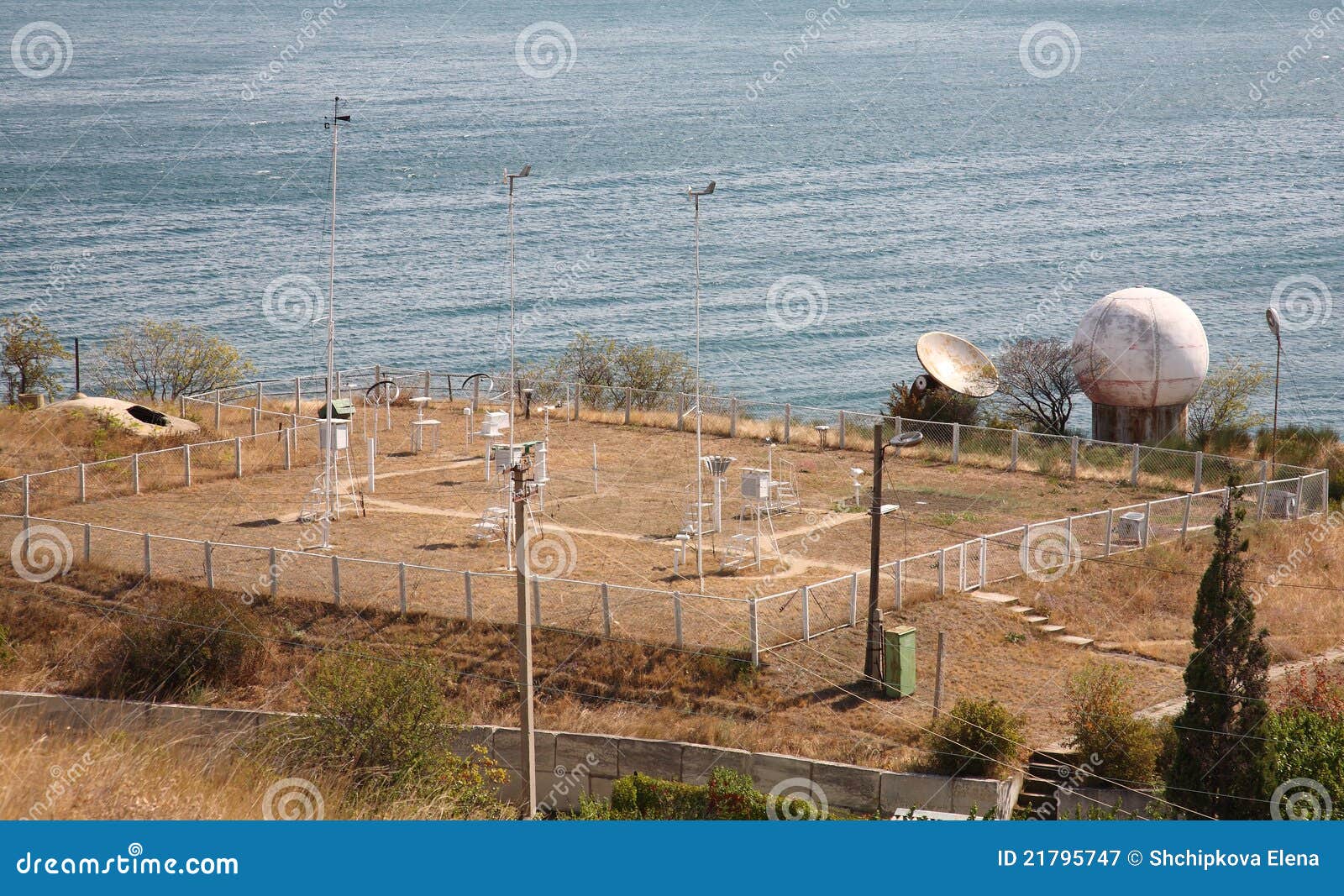 Platform of Meteorological Observation Stock Image - Image of ...