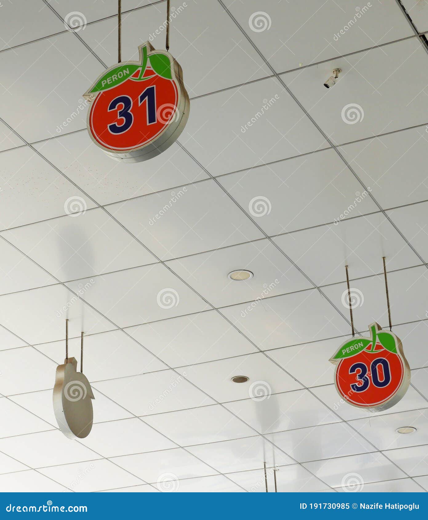 Platform Numbers at the Bus Stop, Bus Departure Platform Stock Image ...