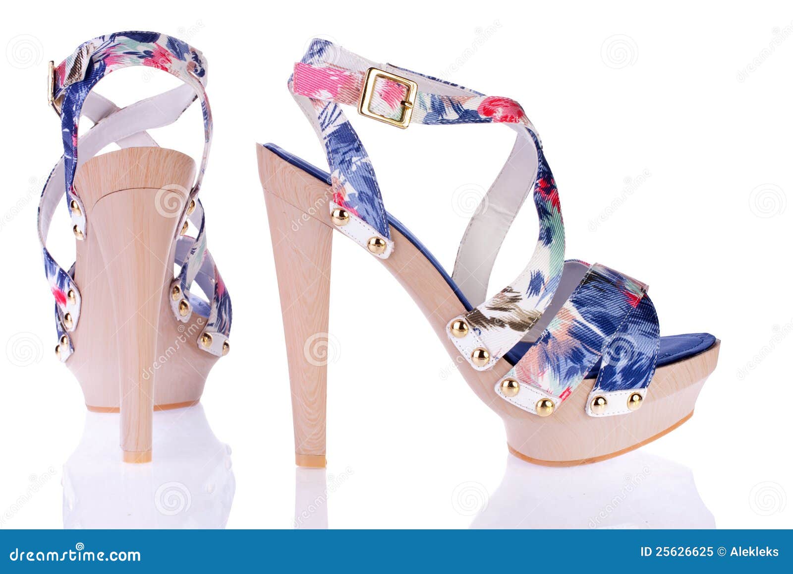 Platform sandals stock image. Image of pink, fashionable - 25626625