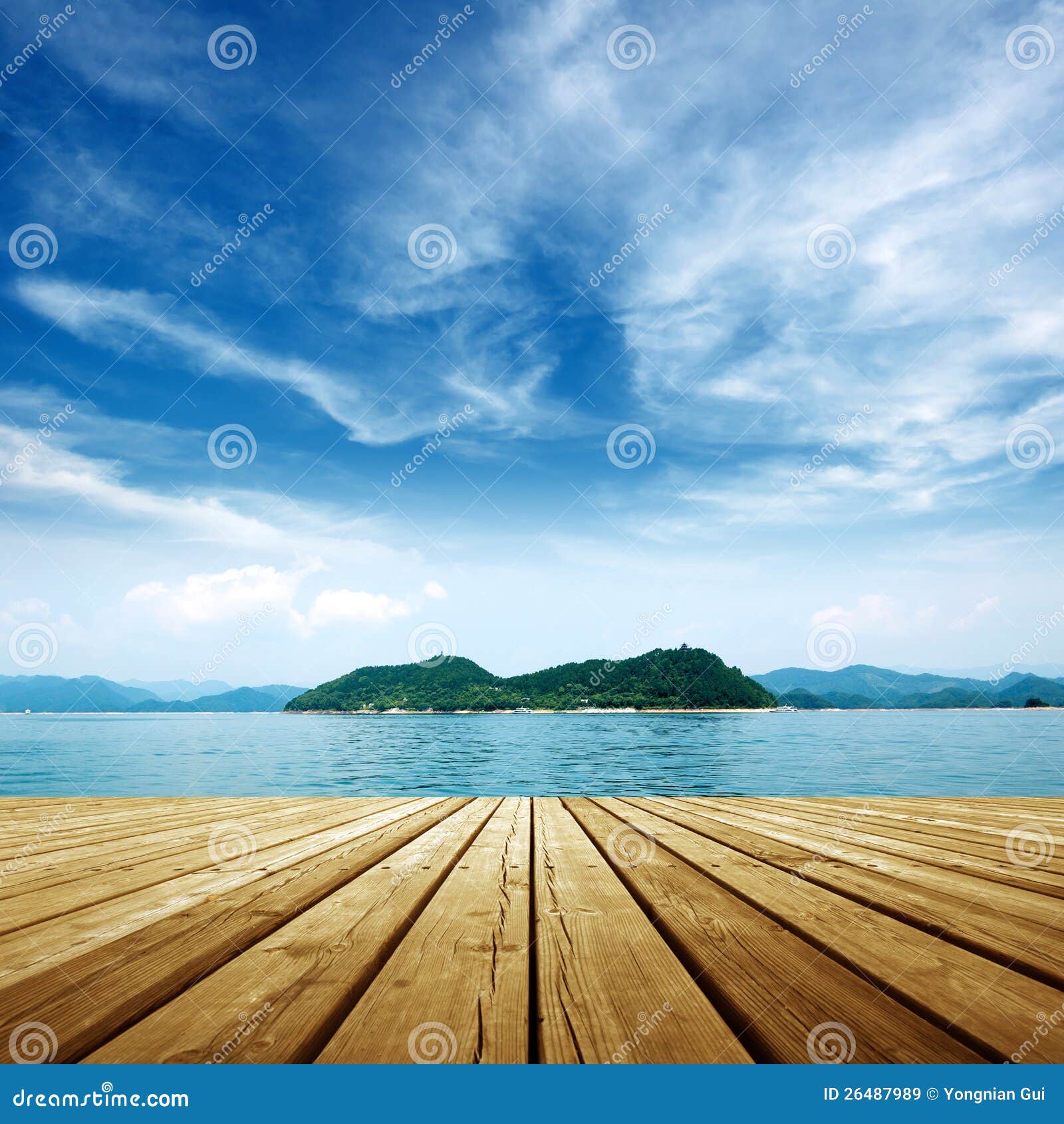 Platform beside sea stock image. Image of wood, beach - 26487989