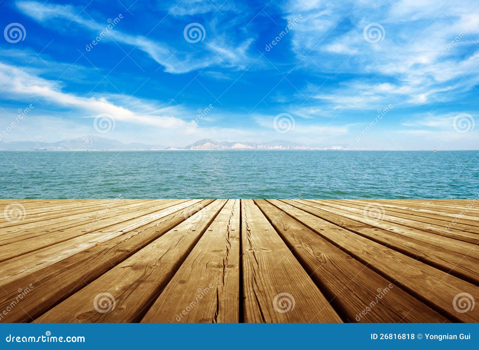 Platform beside sea stock photo. Image of jetty, tranquil - 26816818