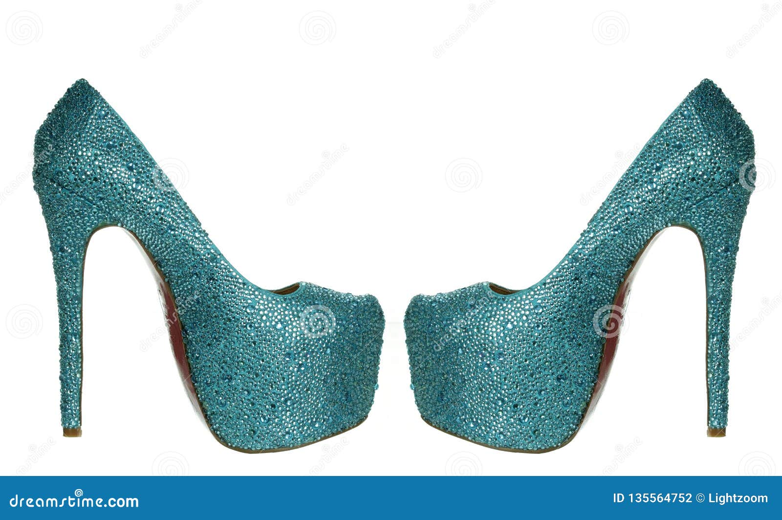 Platform Shoes stock photo. Image of wear, white, glamour - 135564752
