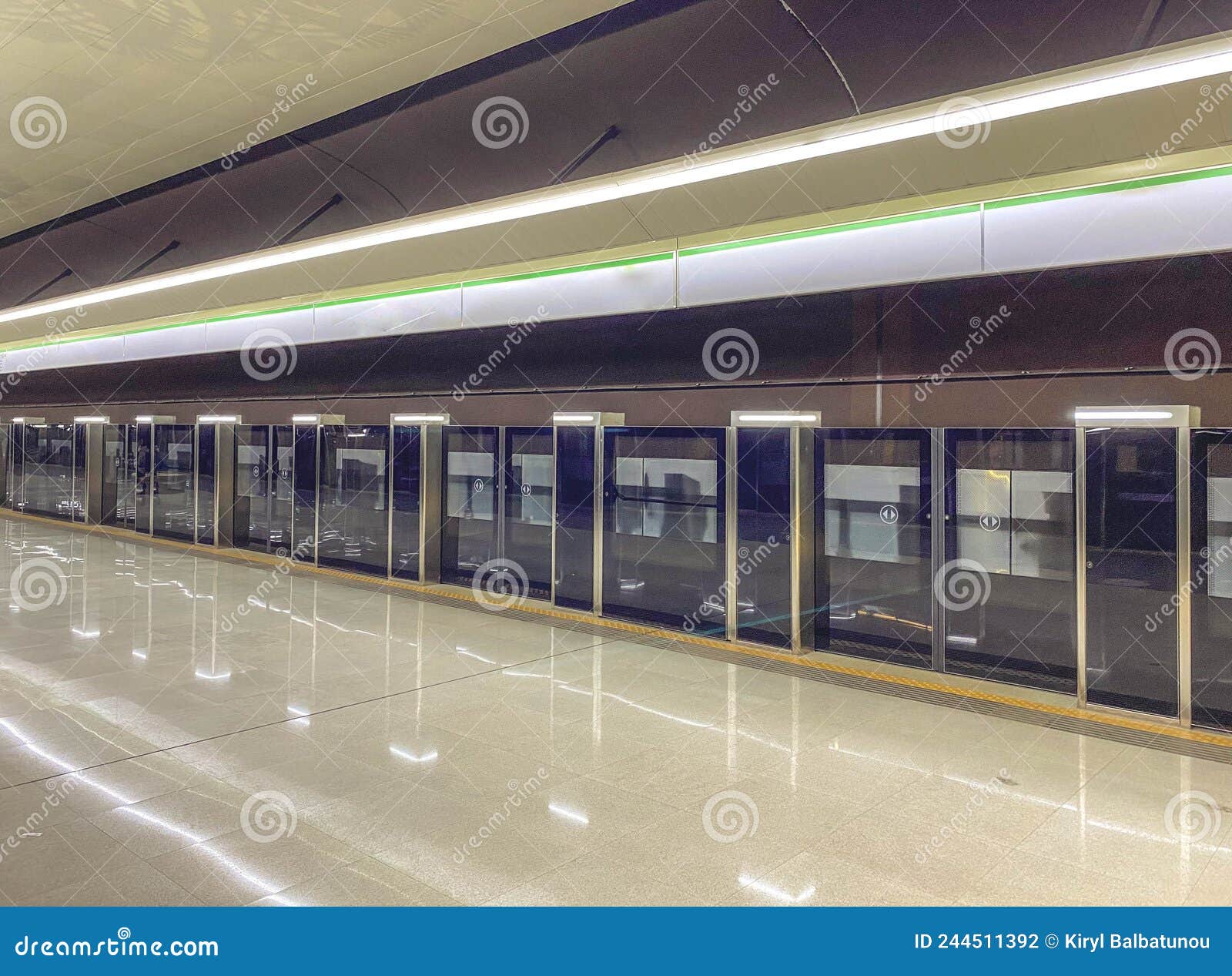 Platform Sliding Doors are a System Used at Subway Stations that ...