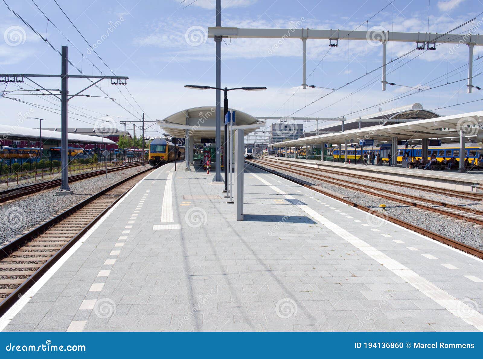 Platform of station Zwolle editorial image. Image of editorial - 194136860