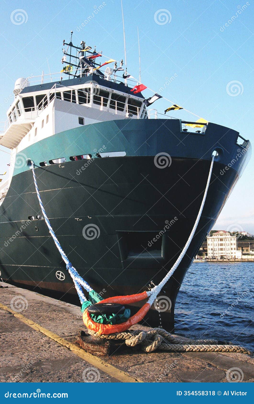 PSV Platform Supply Ships, Anchored In Guanabara Bay, Rio De Janeiro ...