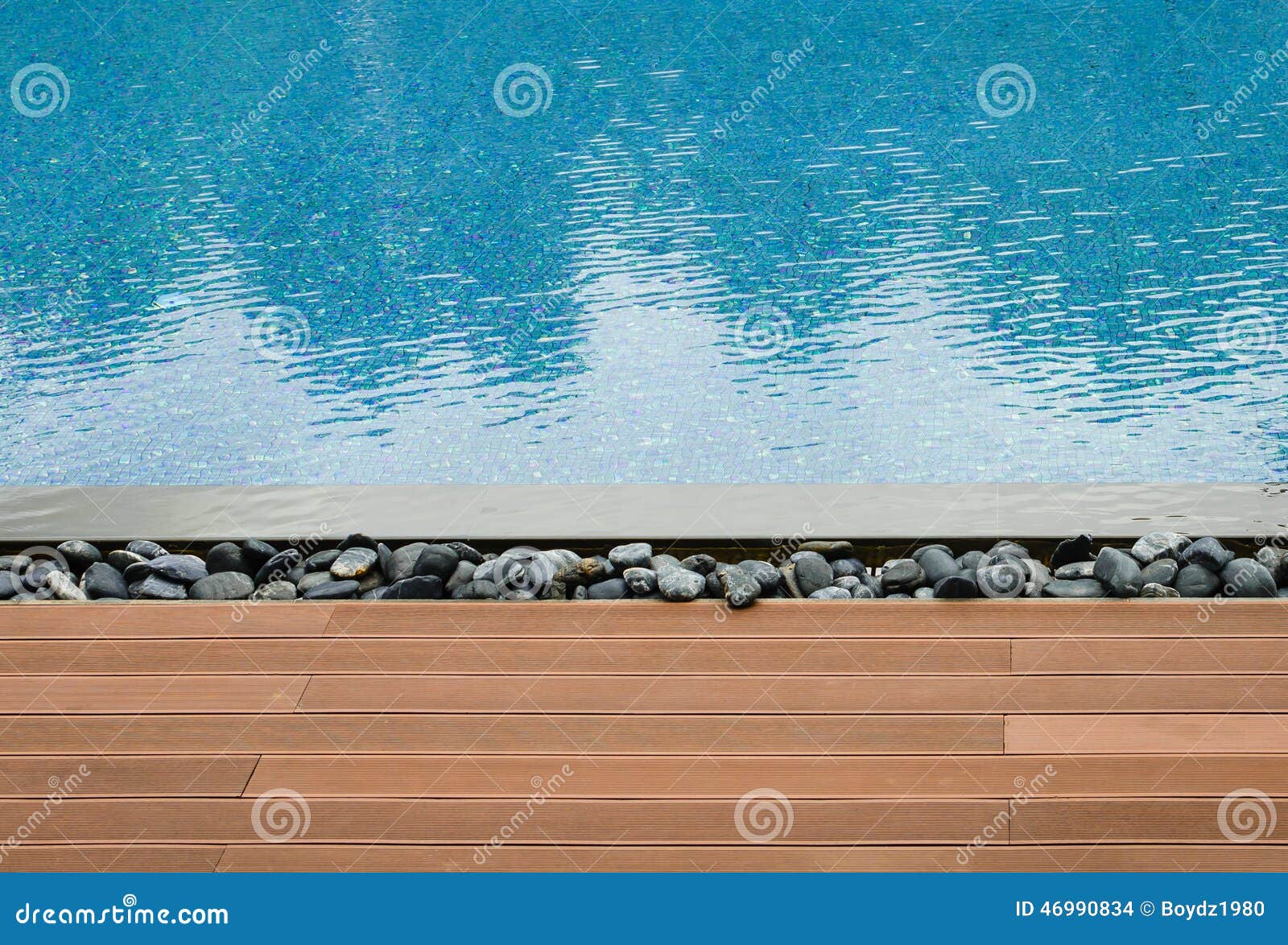 Platform beside Swimming Pool Stock Photo - Image of horizontal ...