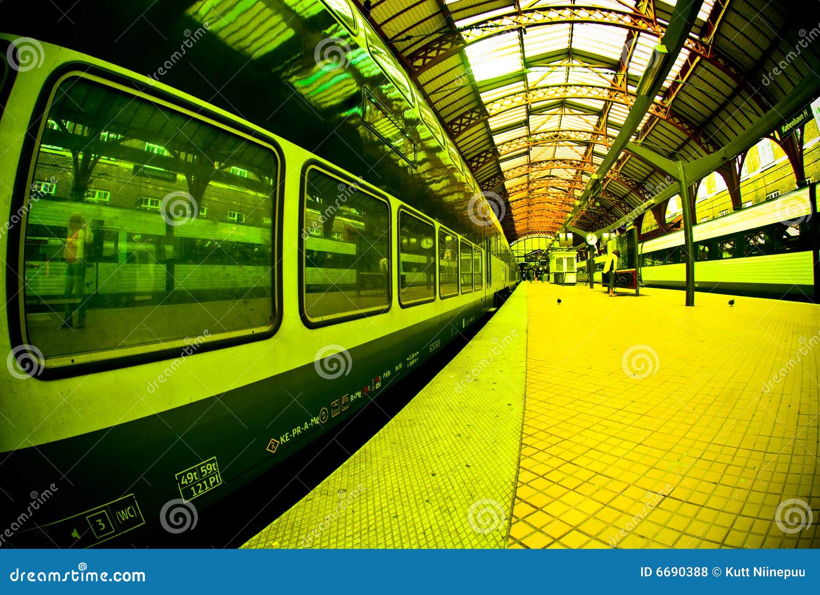 Platform at train station stock photo. Image of long, train - 6690388