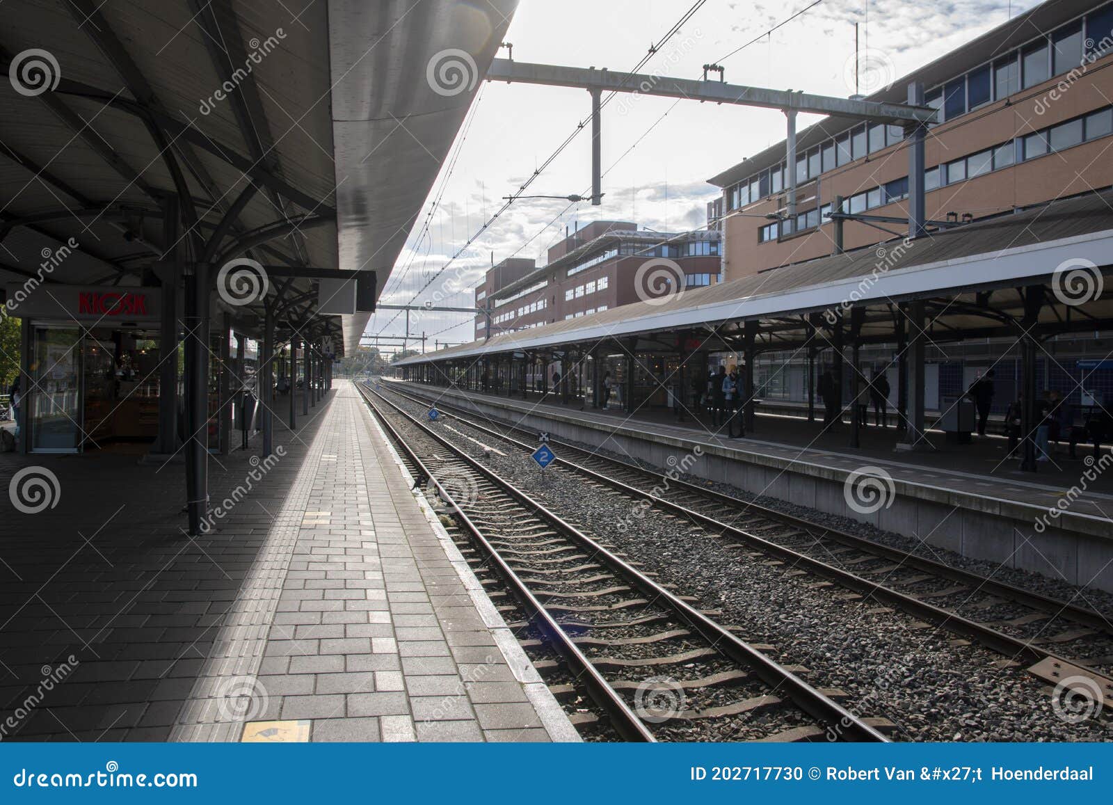 Platform Train Station at Hilversum the Netherlands 22-10-2020 ...