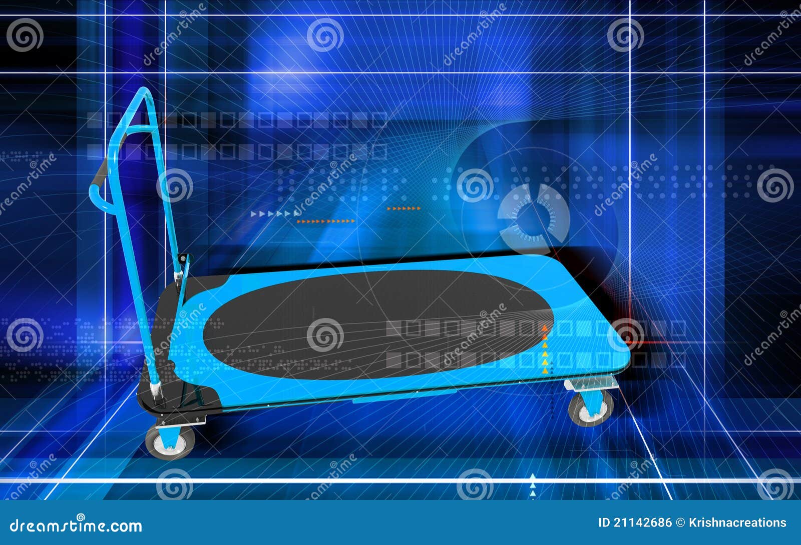 Platform Trolley Royalty-Free Illustration | CartoonDealer.com #13262400