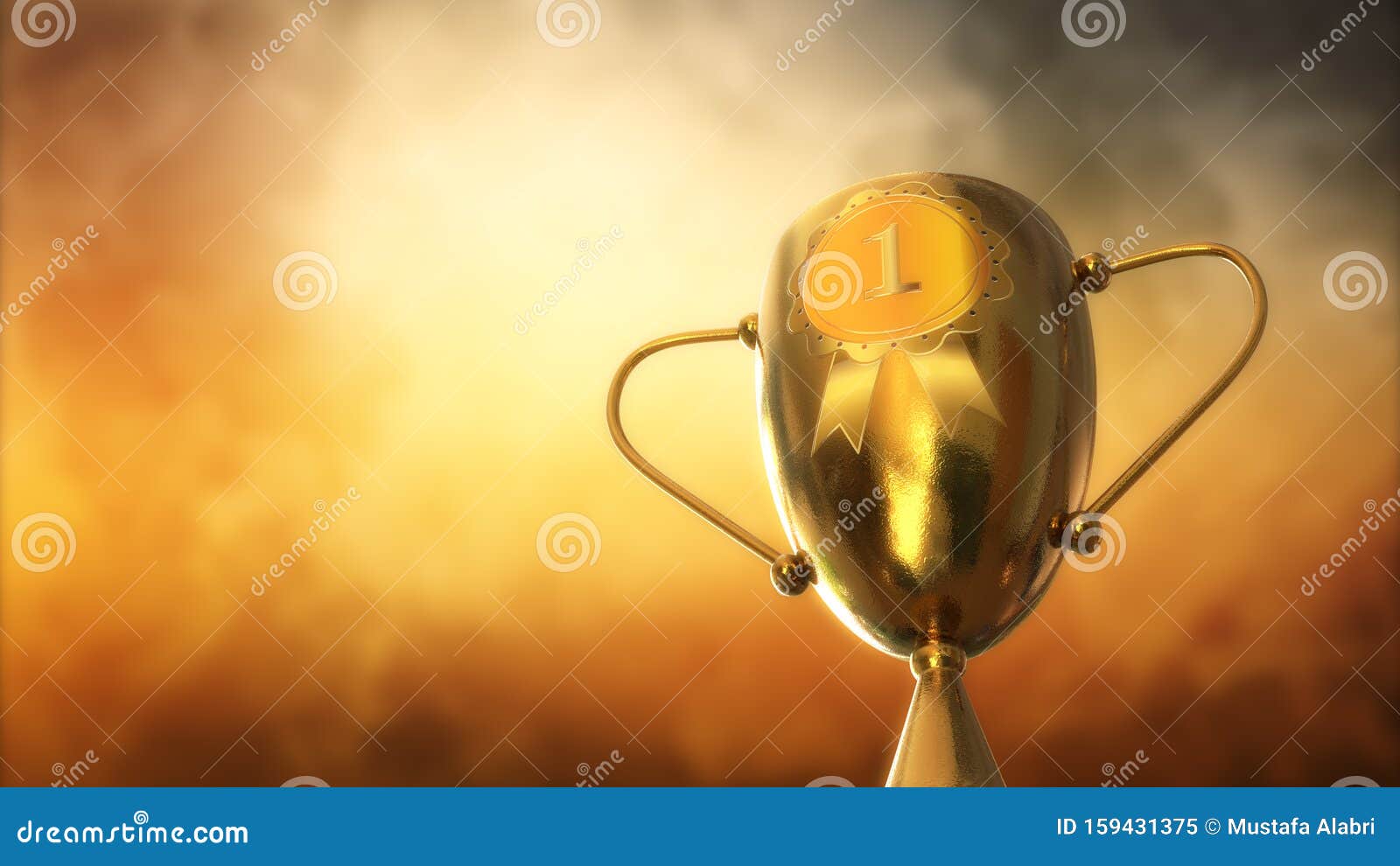Platform with Trophy Award Black Background Stock Illustration ...