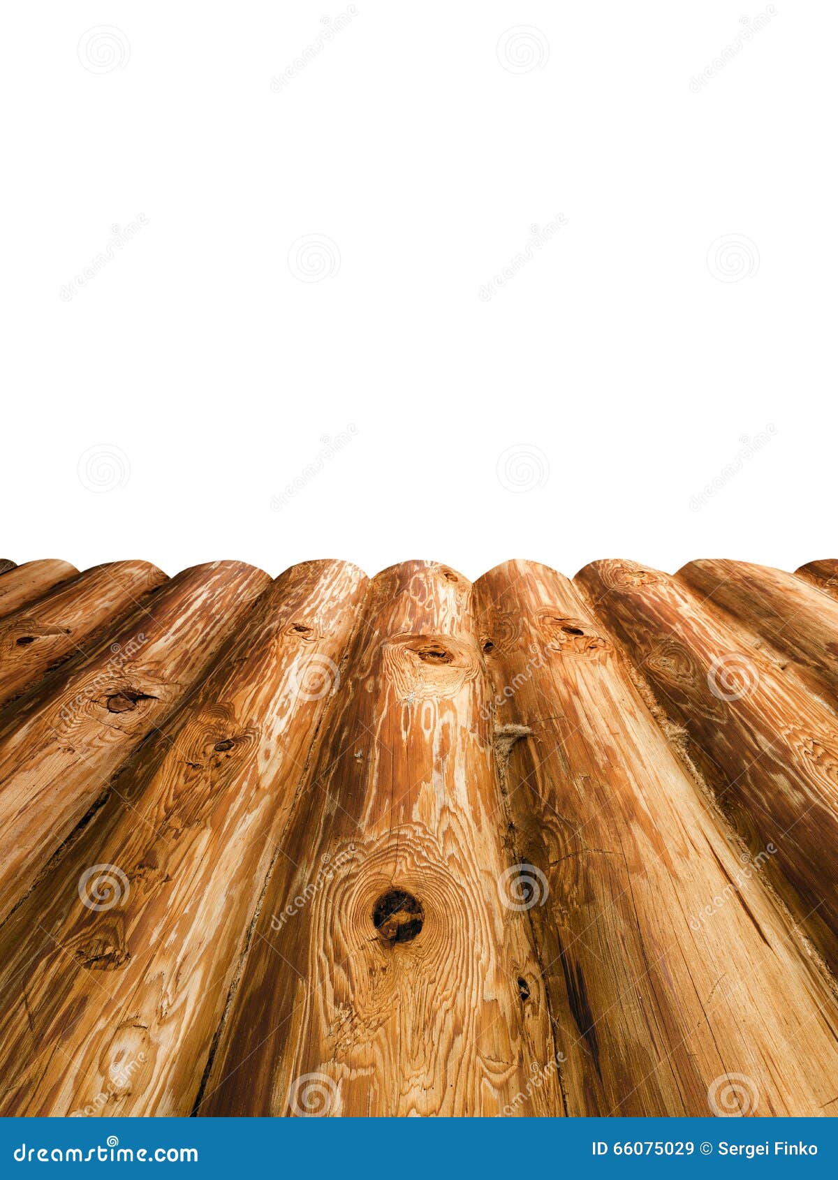 The Platform of Wooden Log Planks Stock Image - Image of backdrop ...