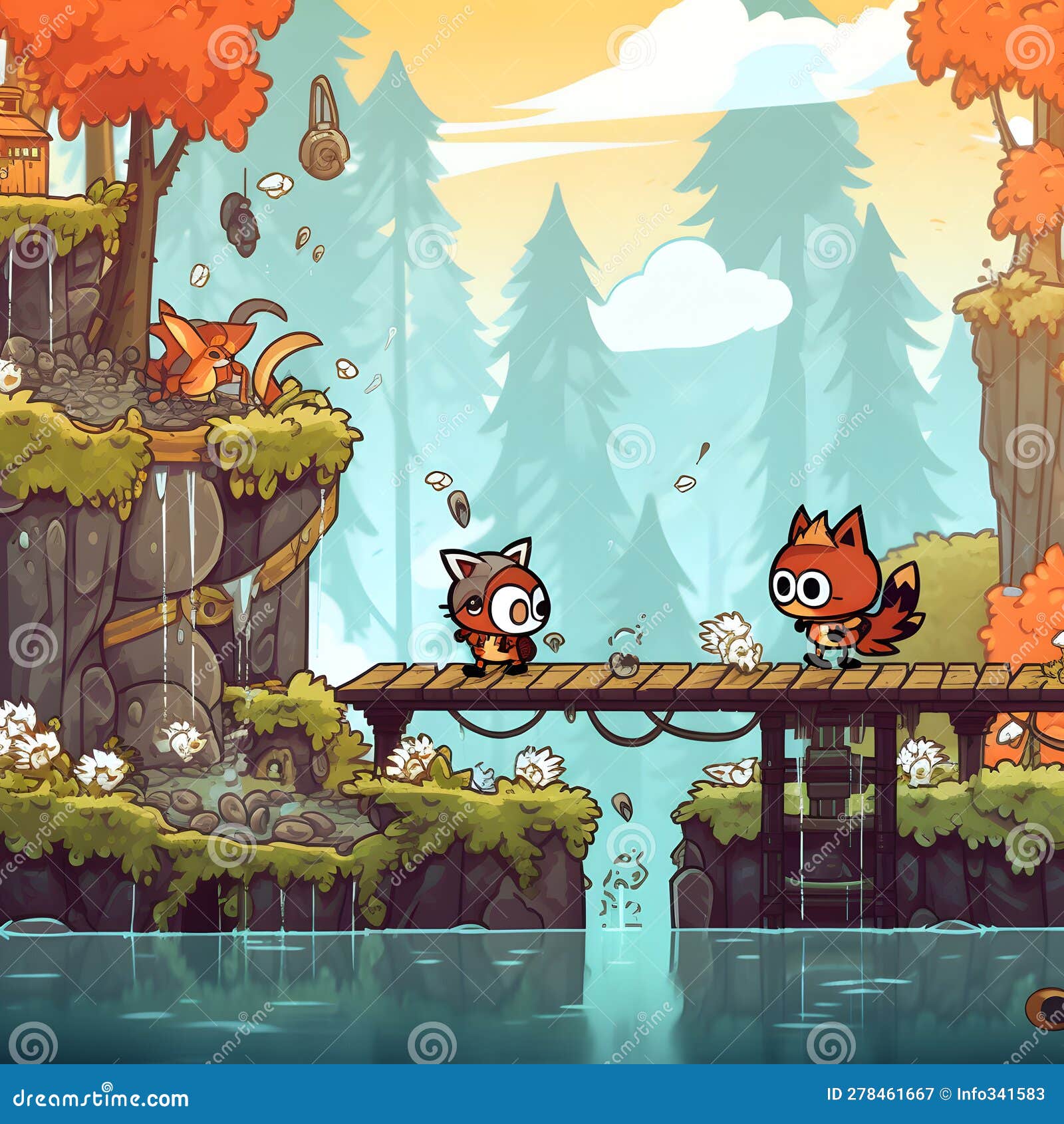Platformer Game Featuring a Cute Animal Protagonist Color One ...