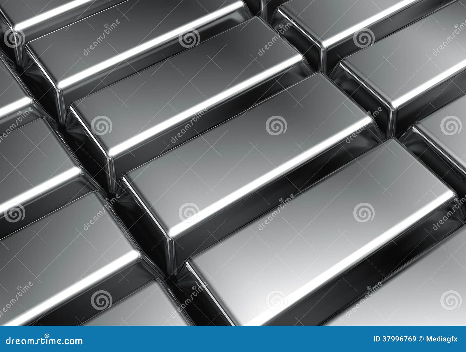Platinum bars stock illustration. Illustration of asset - 37996769