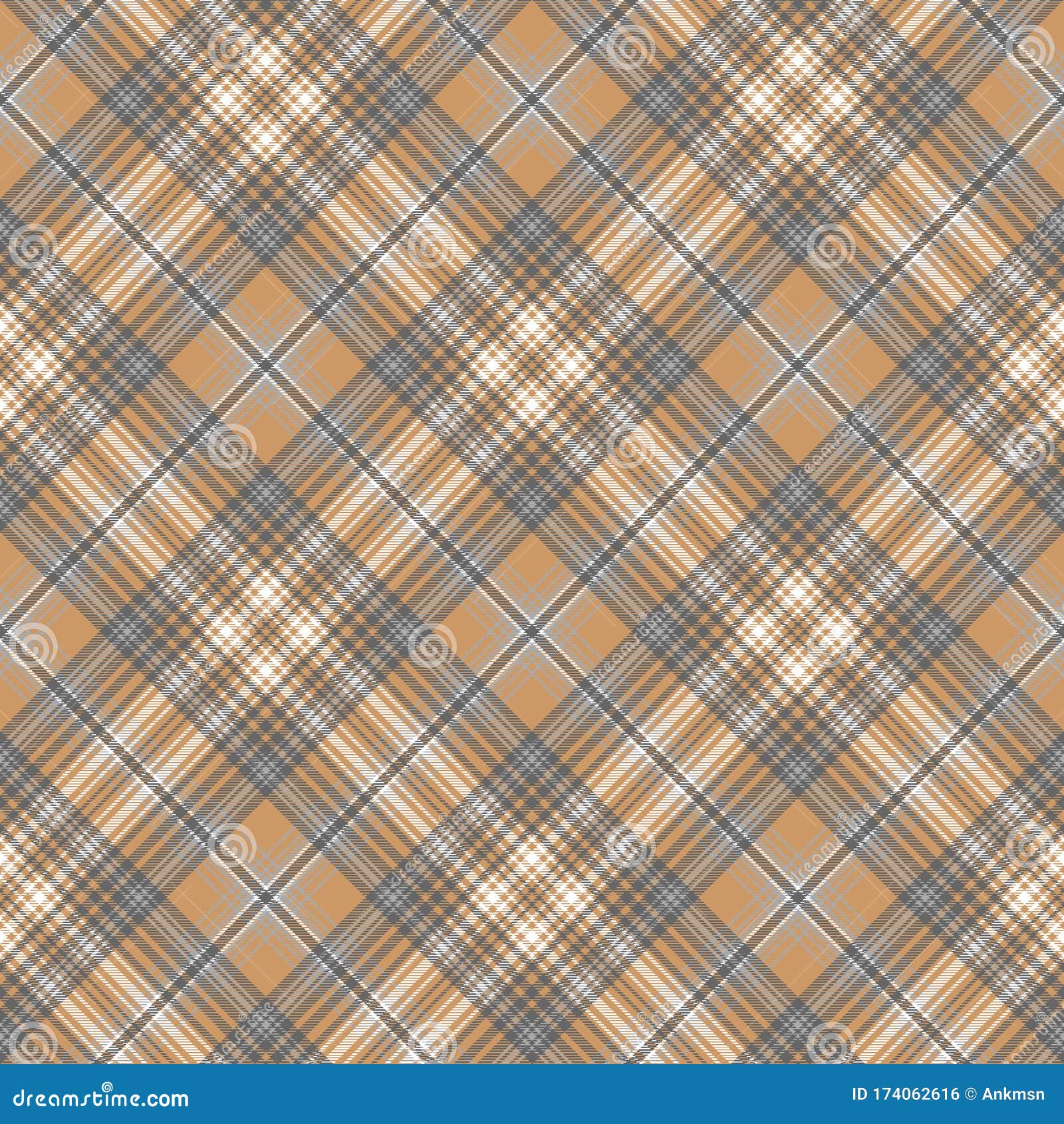 Platinum and Gold Check Fabric Texture Seamless Pattern Stock Vector ...