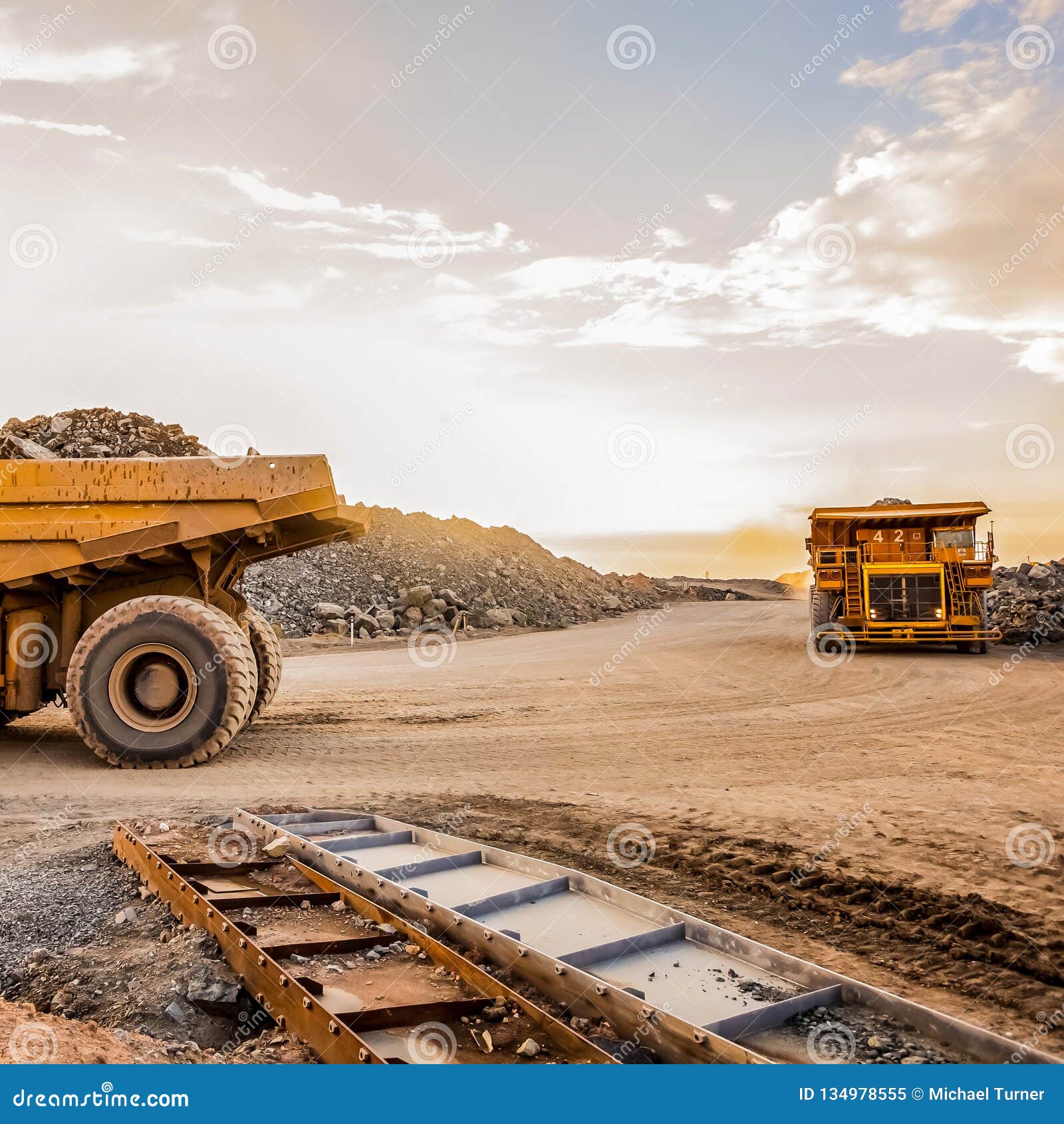 Platinum Palladium Mining and Processing Stock Image - Image of dump ...