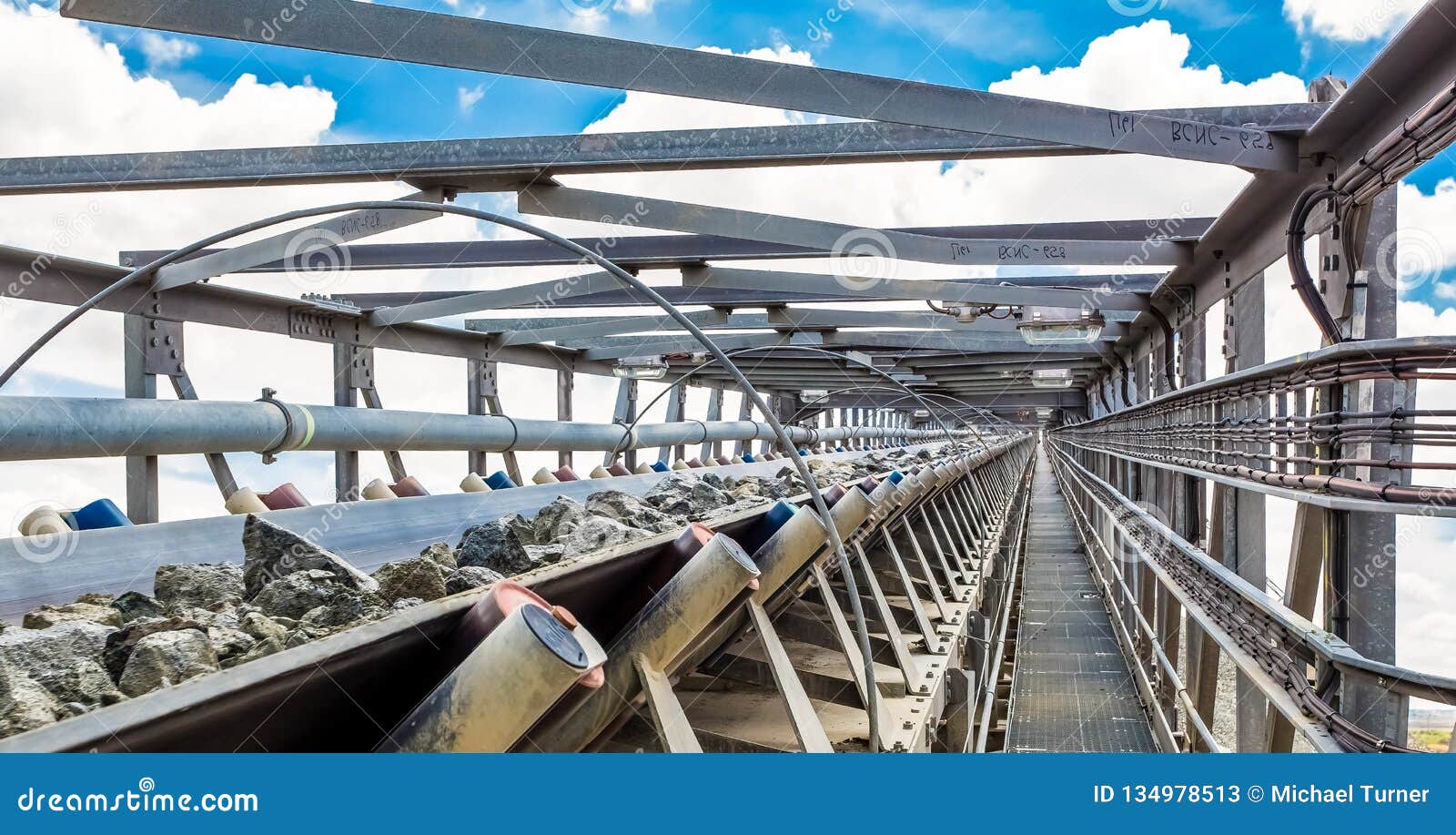 Platinum Mining and Processing of Ore, Platinum Rock Being Moved on a ...