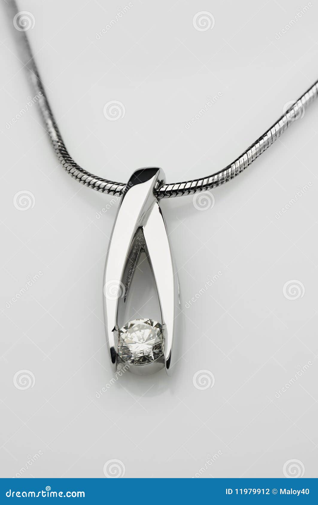 Platinum pendant stock photo. Image of present, sparkling - 11979912