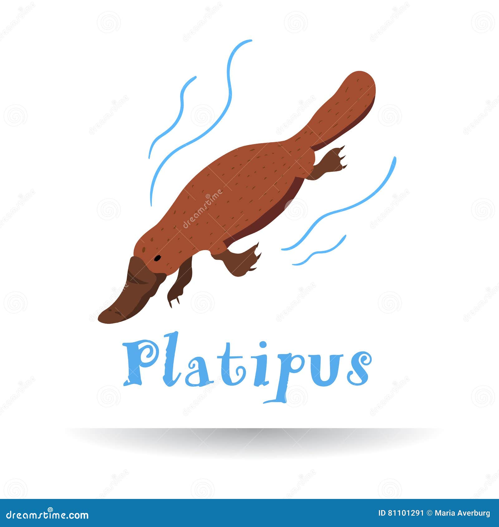 Platipus Icon. Logotype for Business. Vector Illustration. Stock Vector ...