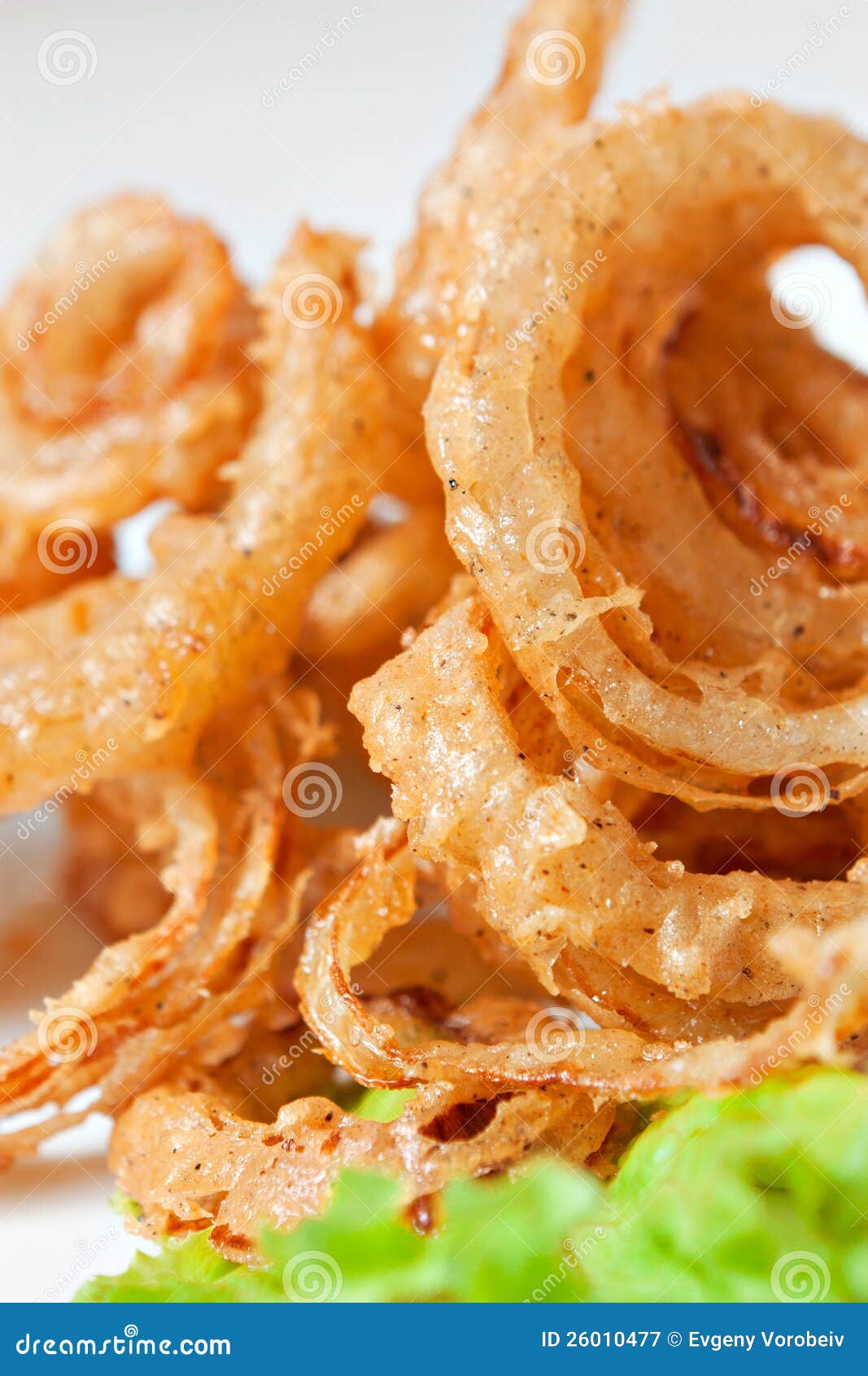 Plato De Los Anillos De Cebolla Imagen de archivo - Imagen de francés ...