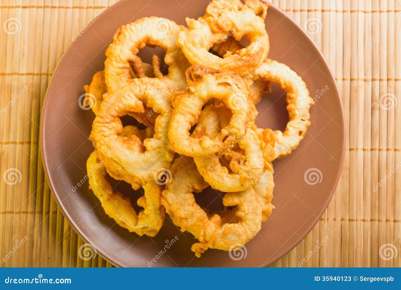 Plato del calamar imagen de archivo. Imagen de pulpo - 35940123