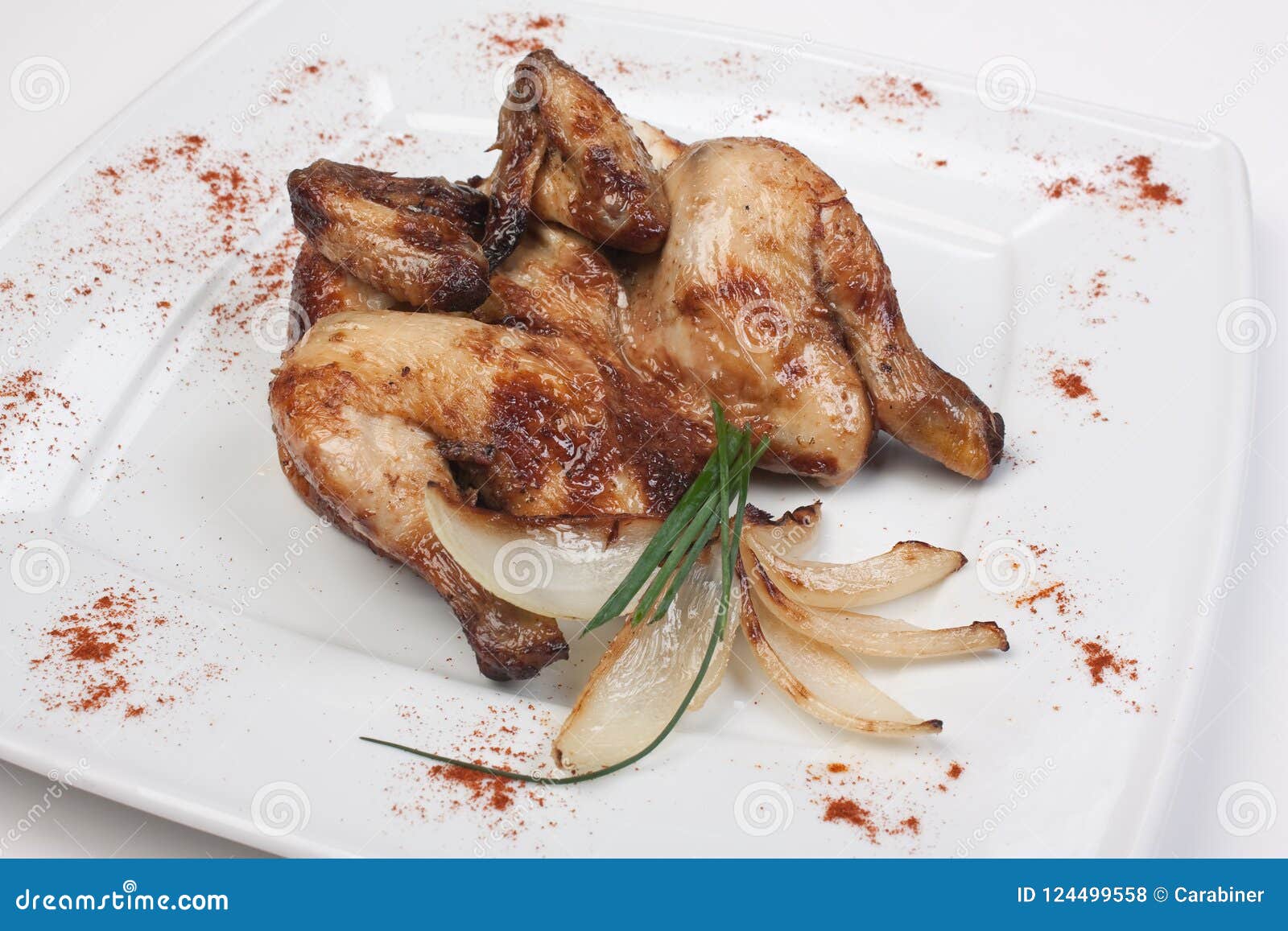 Plato del pollo frito foto de archivo. Imagen de cocina - 124499558