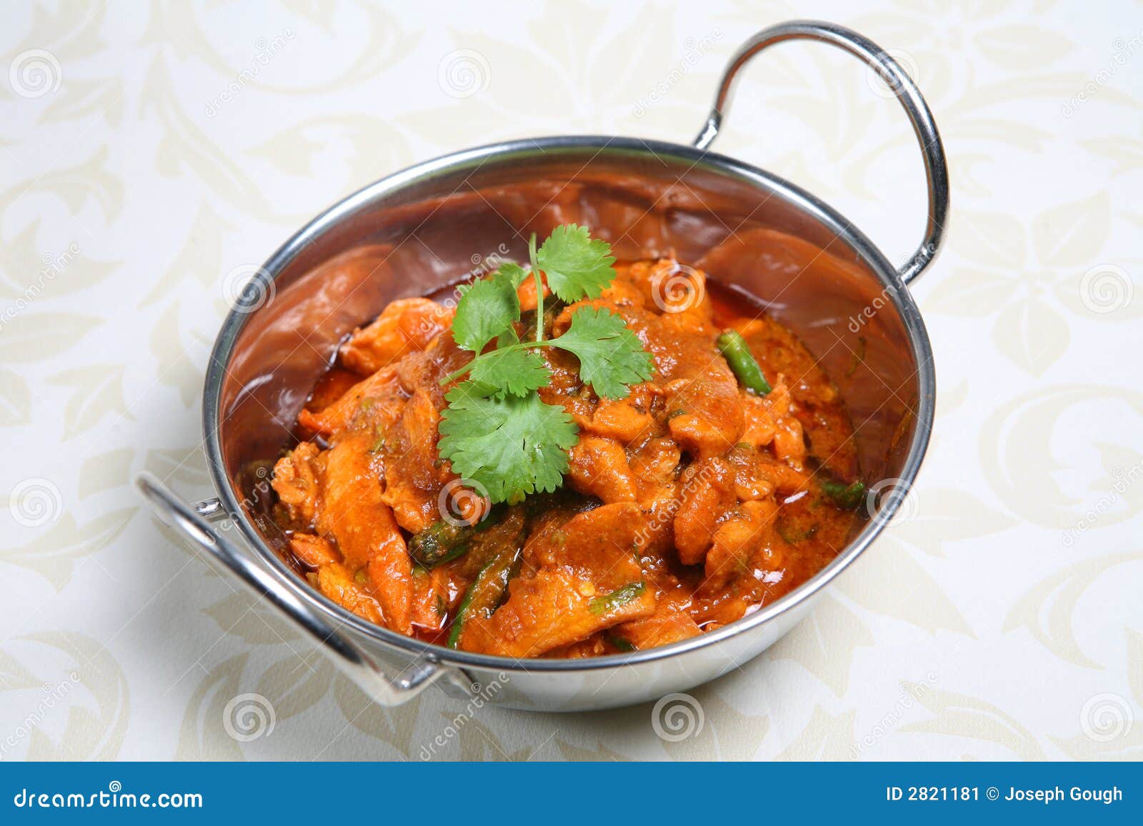 Plato Indio Del Curry Del Pollo Imagen de archivo - Imagen de adornado ...