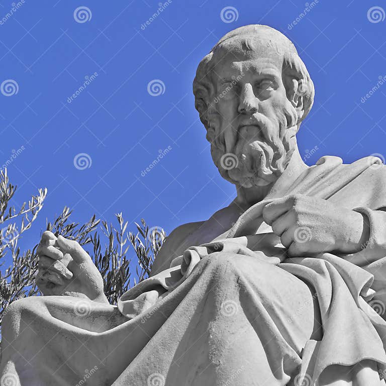 Plato the Philosopher Statue Stock Photo - Image of classical, marble ...