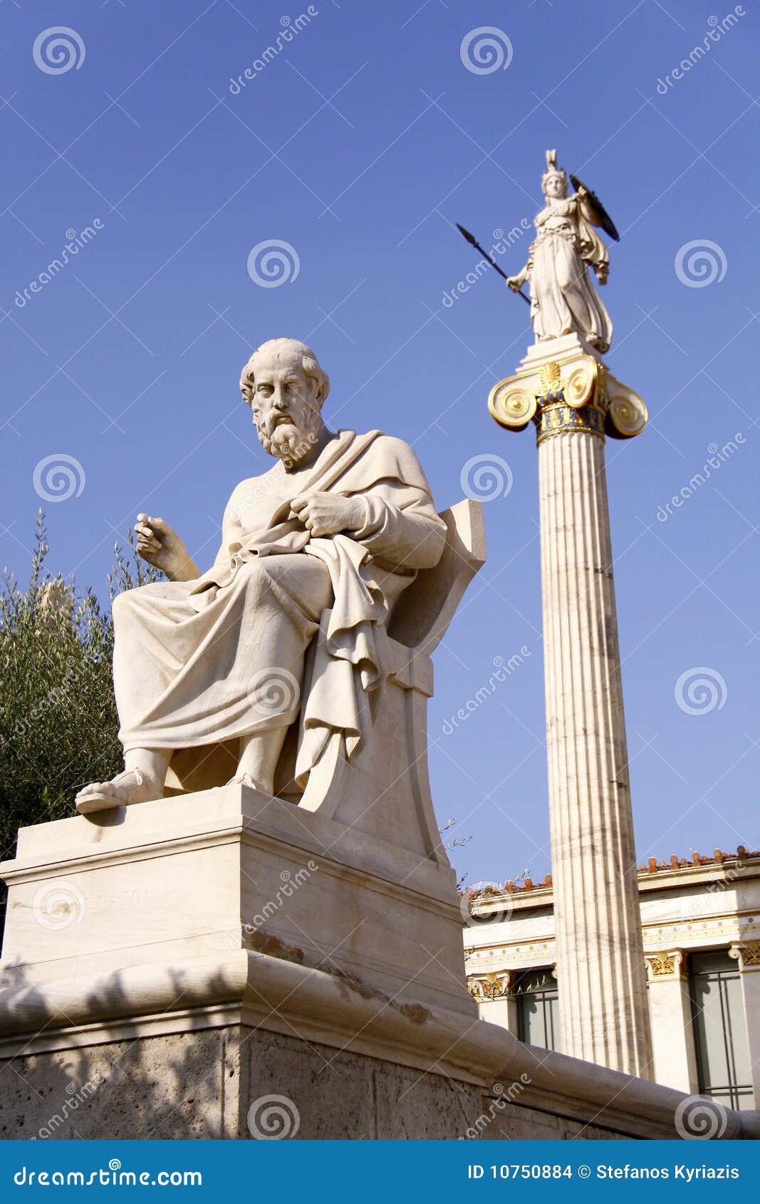 Platon fotografia stock. Immagine di architettura, democrazia - 10750884