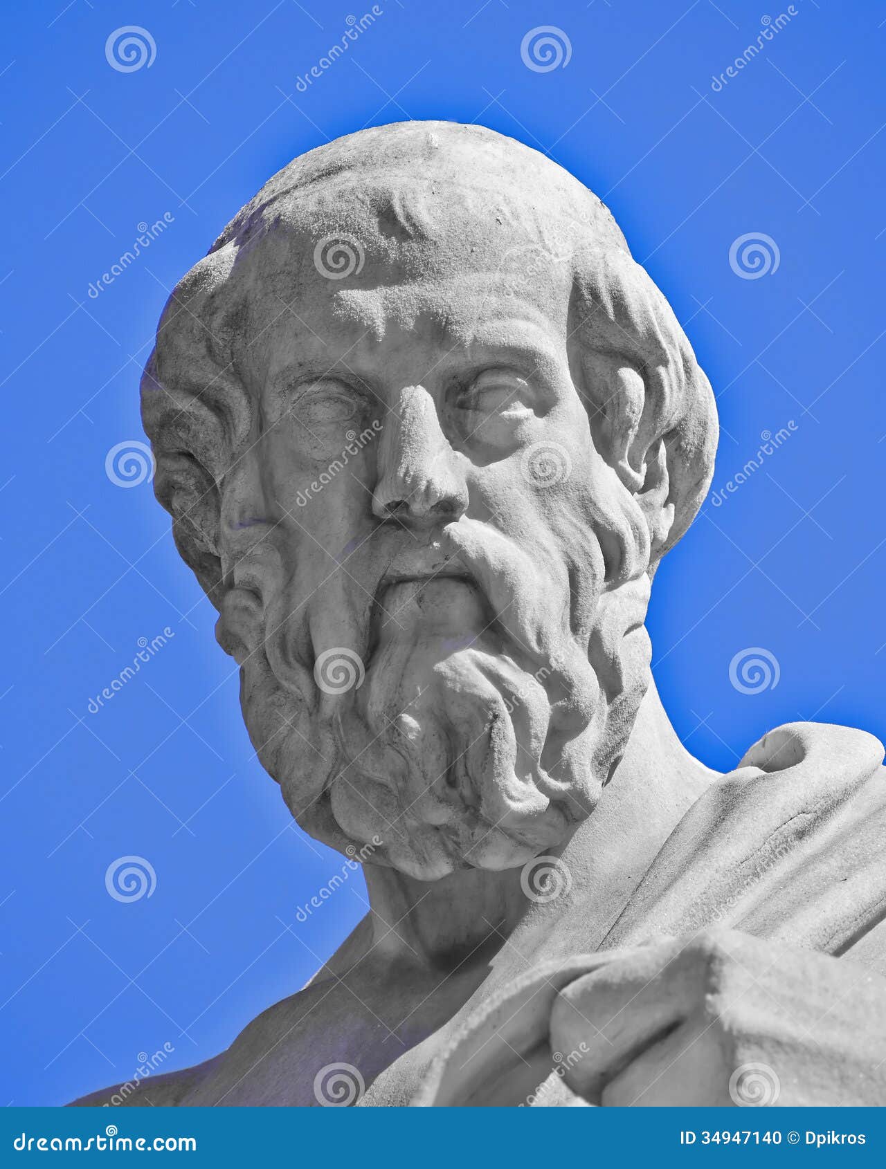 Platon La Statue De Philosophe Photo stock - Image du architecture ...